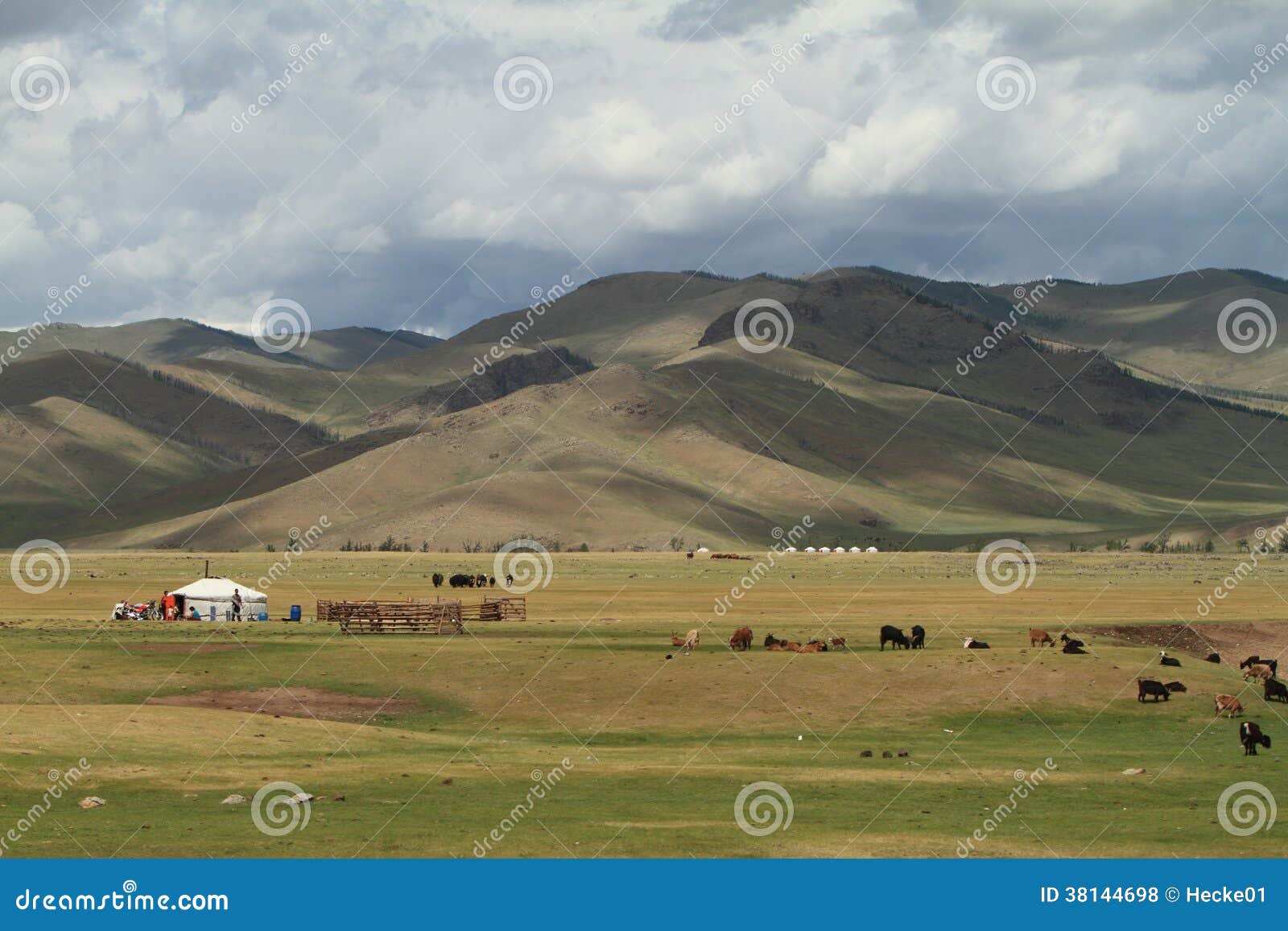 Orkhon Valley National Park Mongolia Stock Photo - Image of hills ...