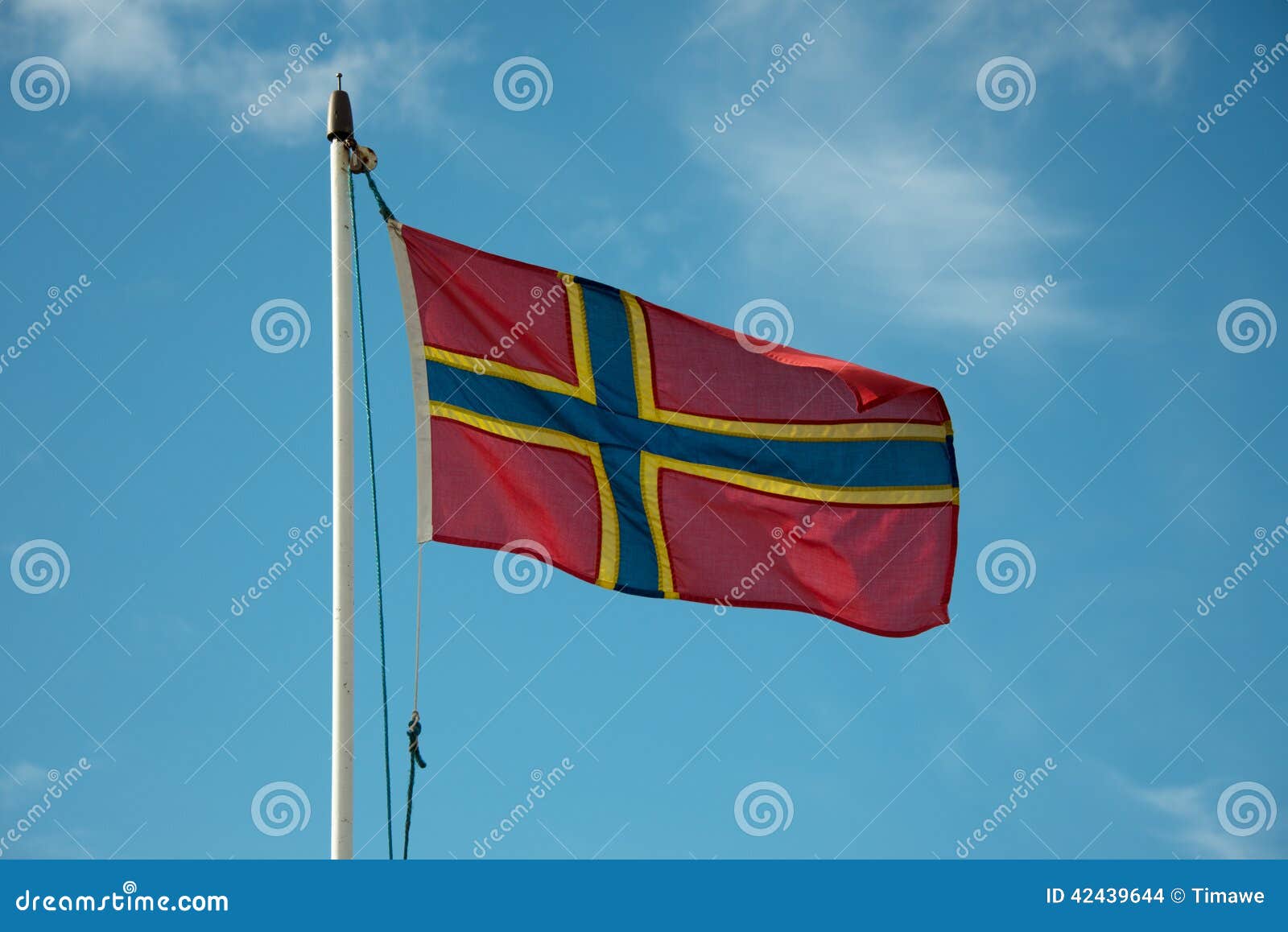 Orkney Flag stock photo. Image of wind, flying, colours - 42439644