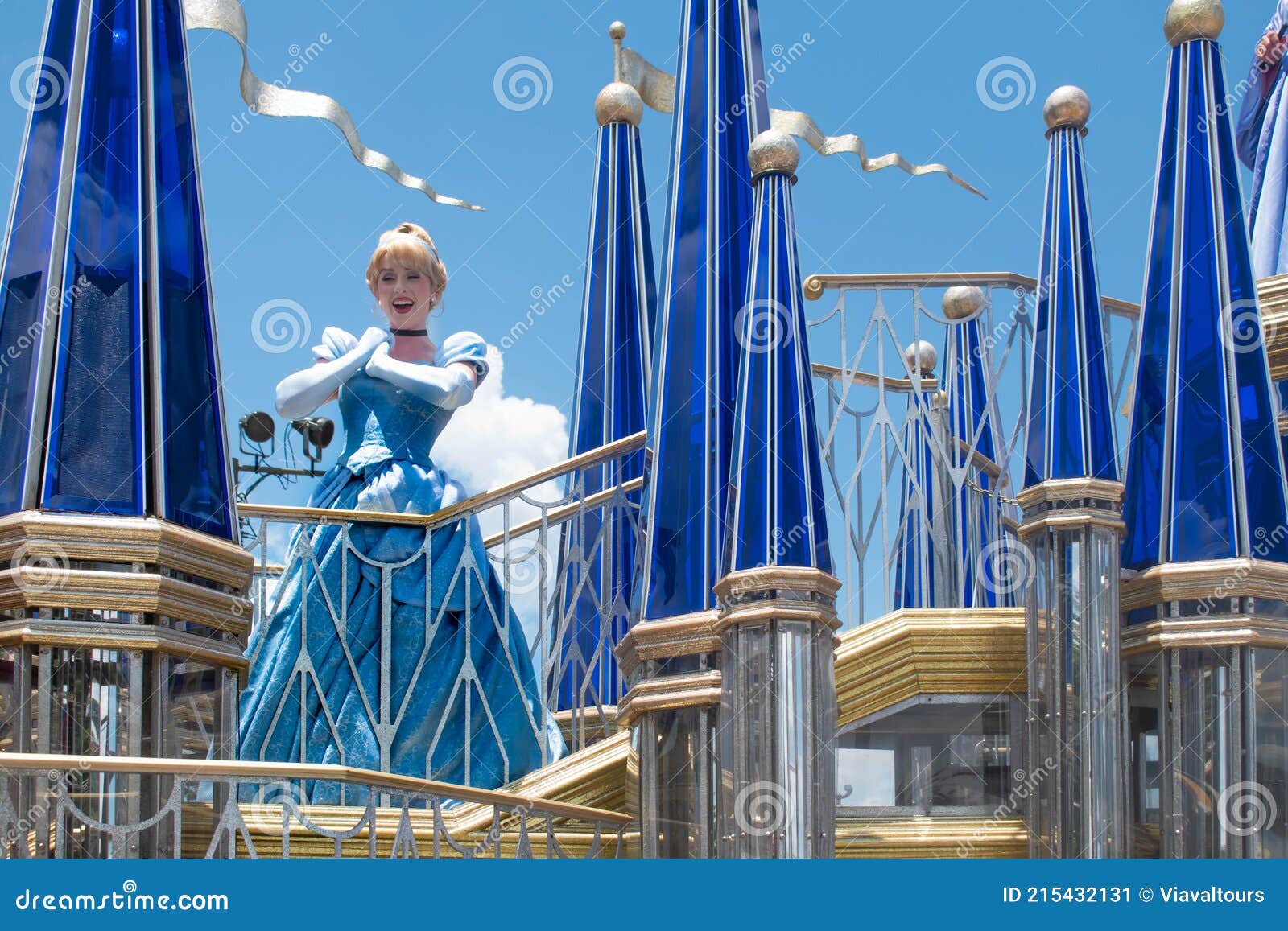 Cinderella on Beautiful Parade Float at Magic Kingdom 2 Editorial Photo ...