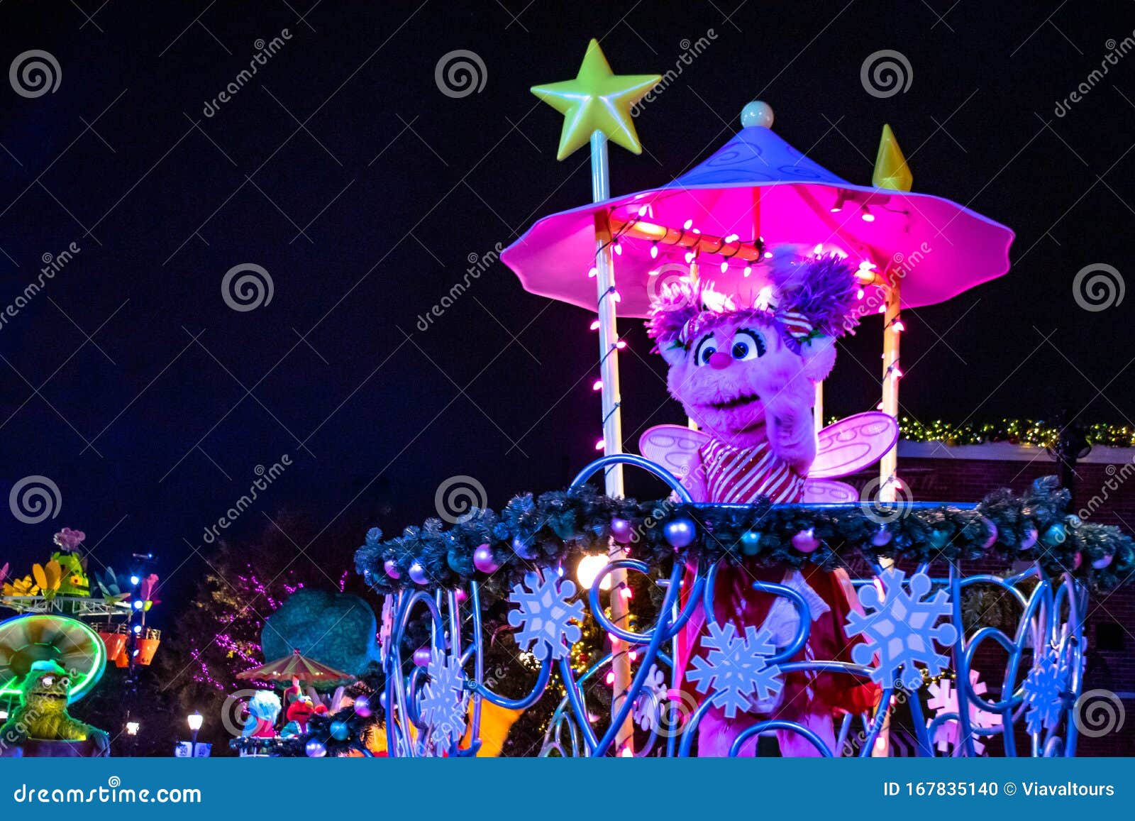 Abby Cadabby in Sesame Street Christmas Parade at Seaworld 24 ... Abby Cadabby in Sesame Street Christmas Parade at Seaworld 24 ...