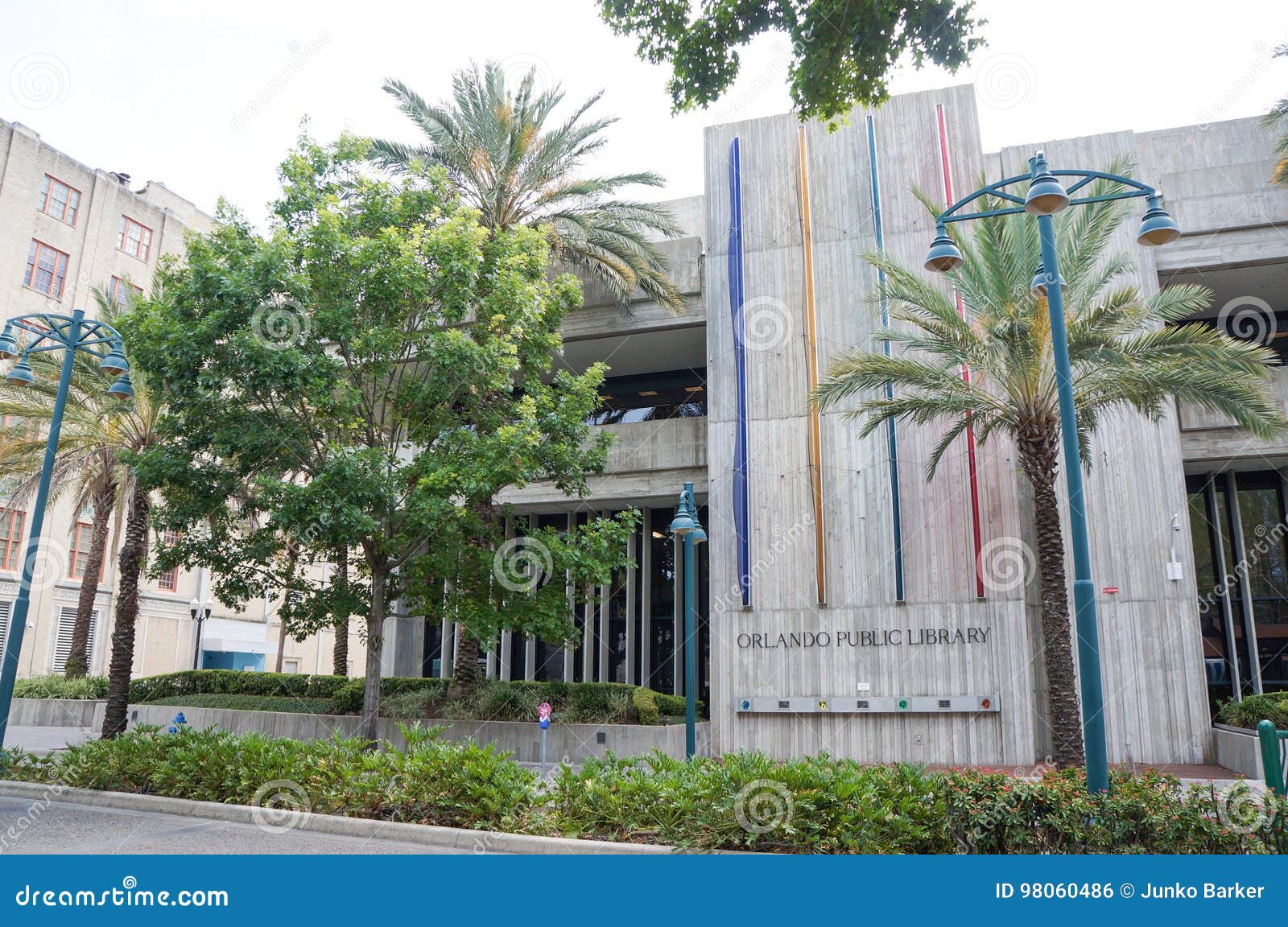 Orlando Public Library, Downtown Orlando Florida, April, 26, 2017 ...