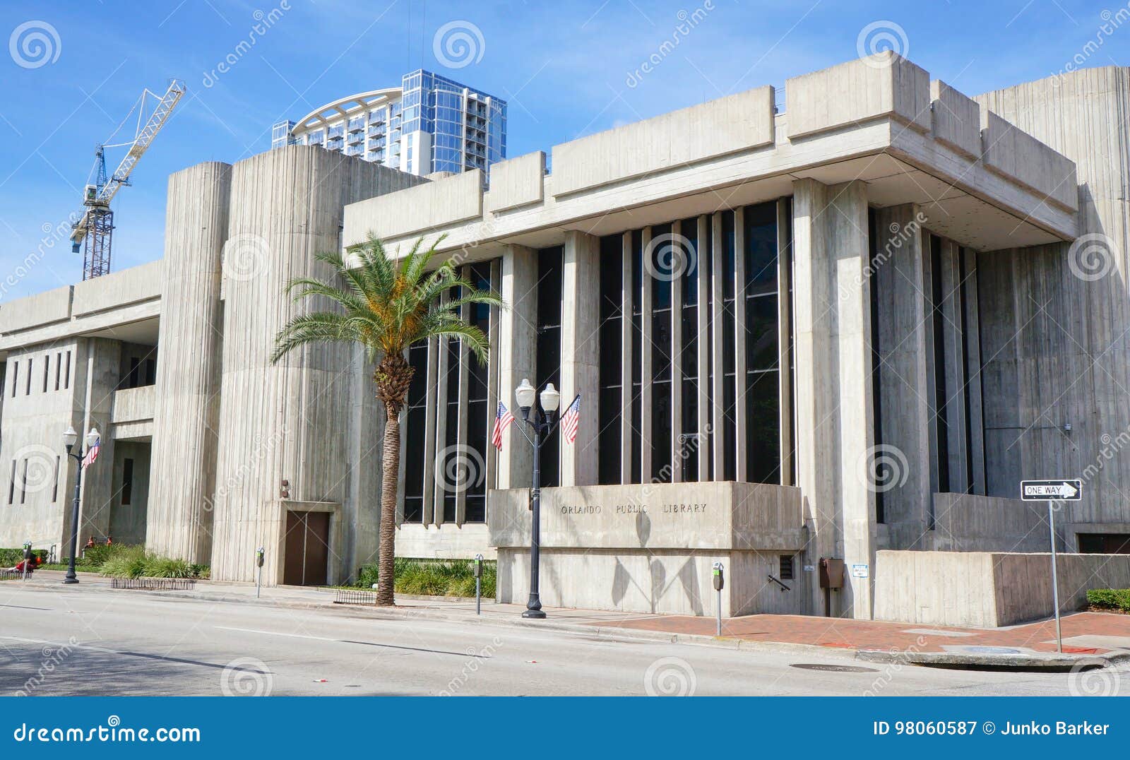 Orlando Public Library, Downtown Orlando Florida, April, 26, 2017 ...