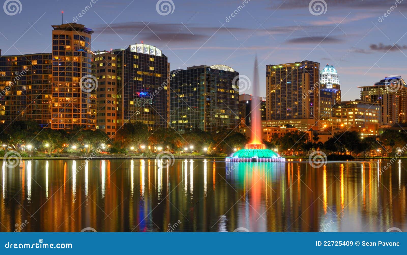 Orlando Skyline stock image. Image of buildings, metropolis - 22725409