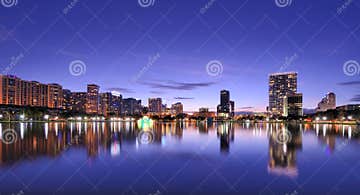 Orlando Skyline stock photo. Image of skyscrapers, city - 23036924