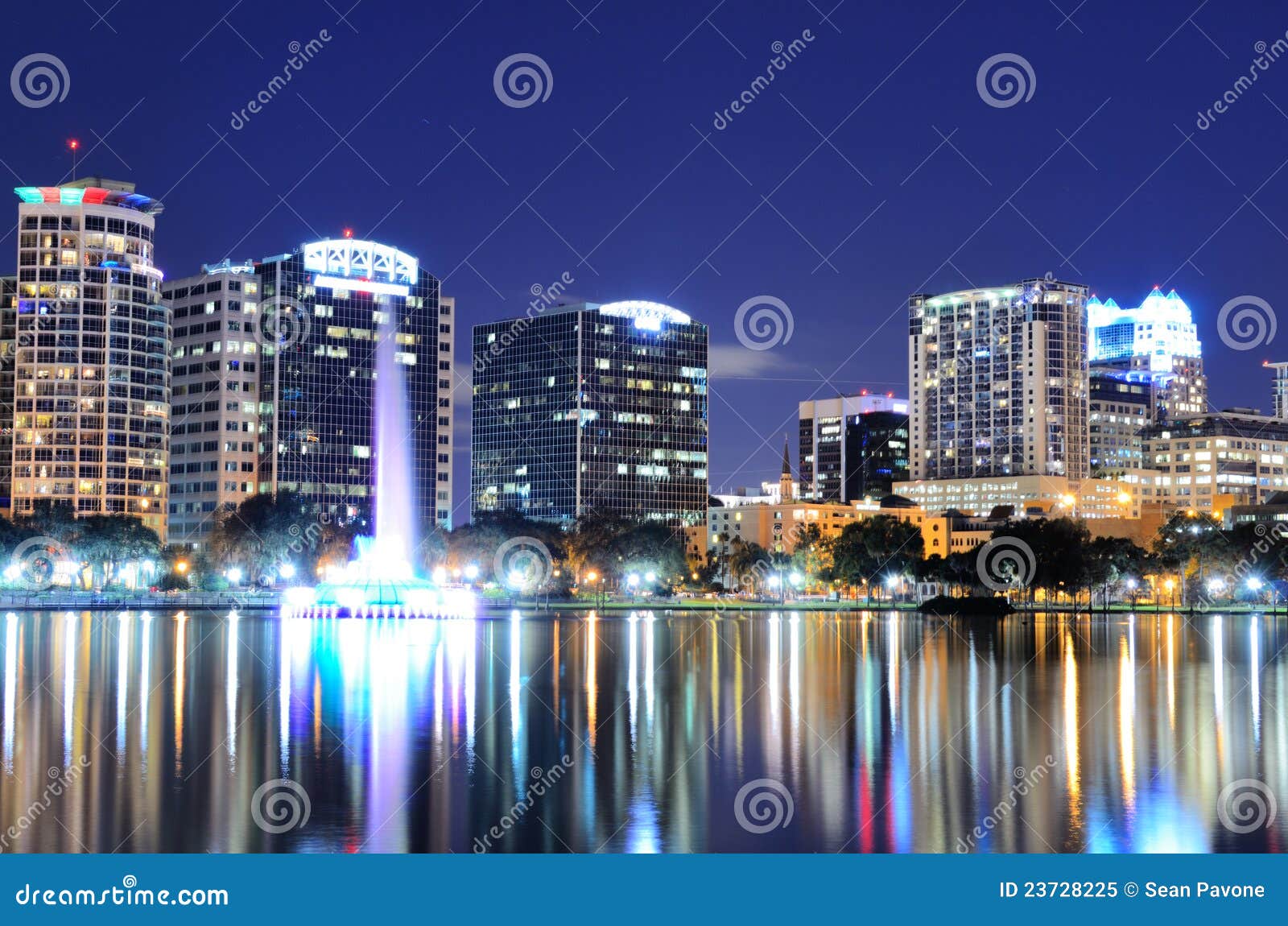 Orlando Skyline stock image. Image of urban, apartment - 23728225