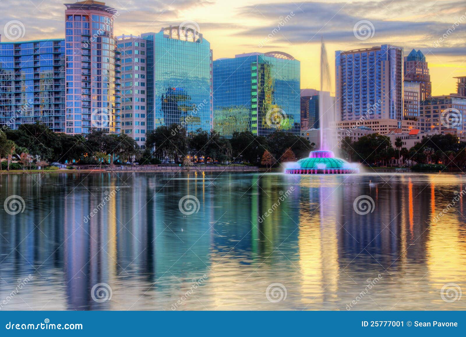 Orlando Skyline stock image. Image of metropolitan, metropolis - 25777001