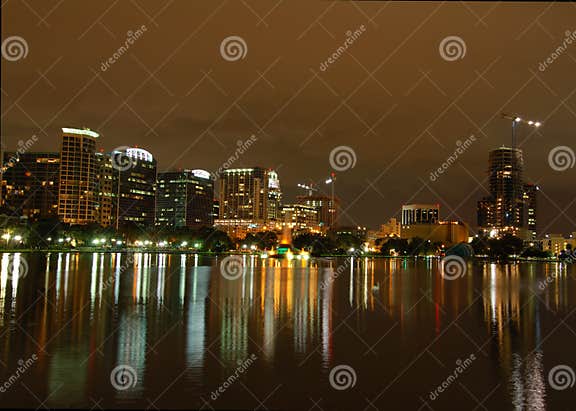 Orlando Skyline stock photo. Image of lights, skyline - 3157216