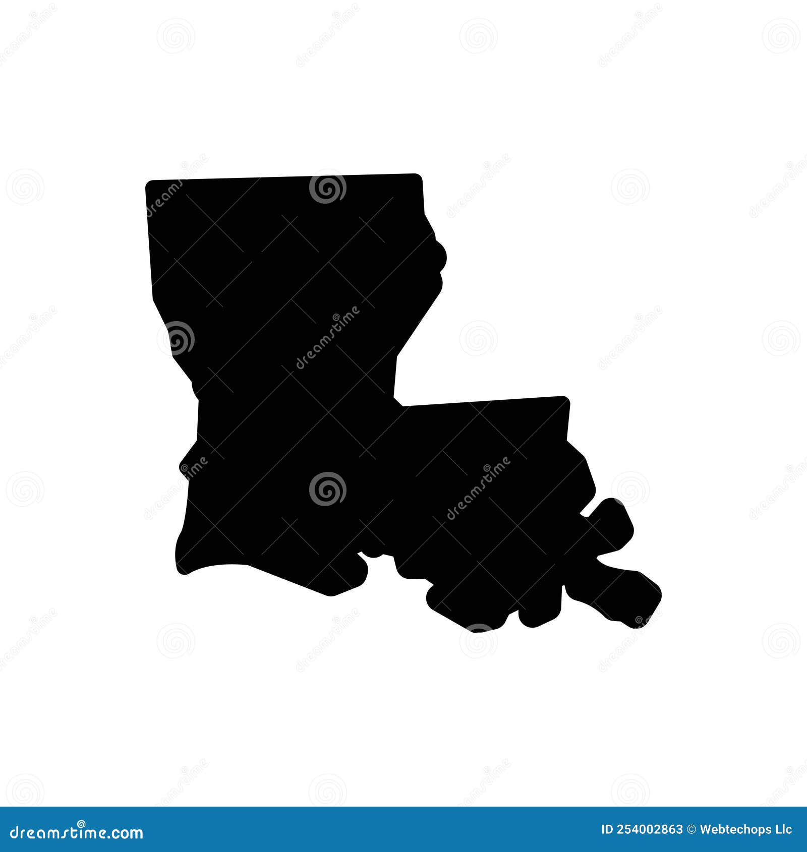 Black Solid Icon for Orleans, Louisiana and Country Stock Illustration ...