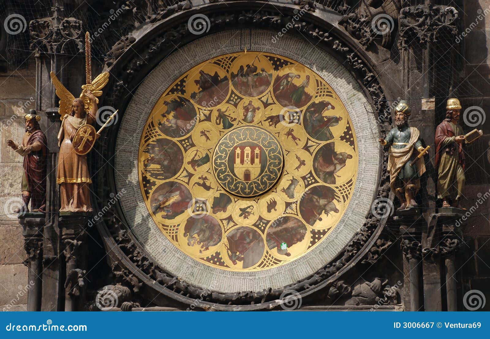 Orloj - Astronomical Calendar Stock Image - Image of astronomy, prague ...