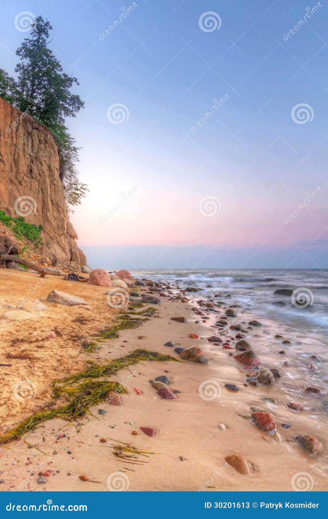 Orlowo cliff at Baltic sea stock image. Image of polish - 30201613