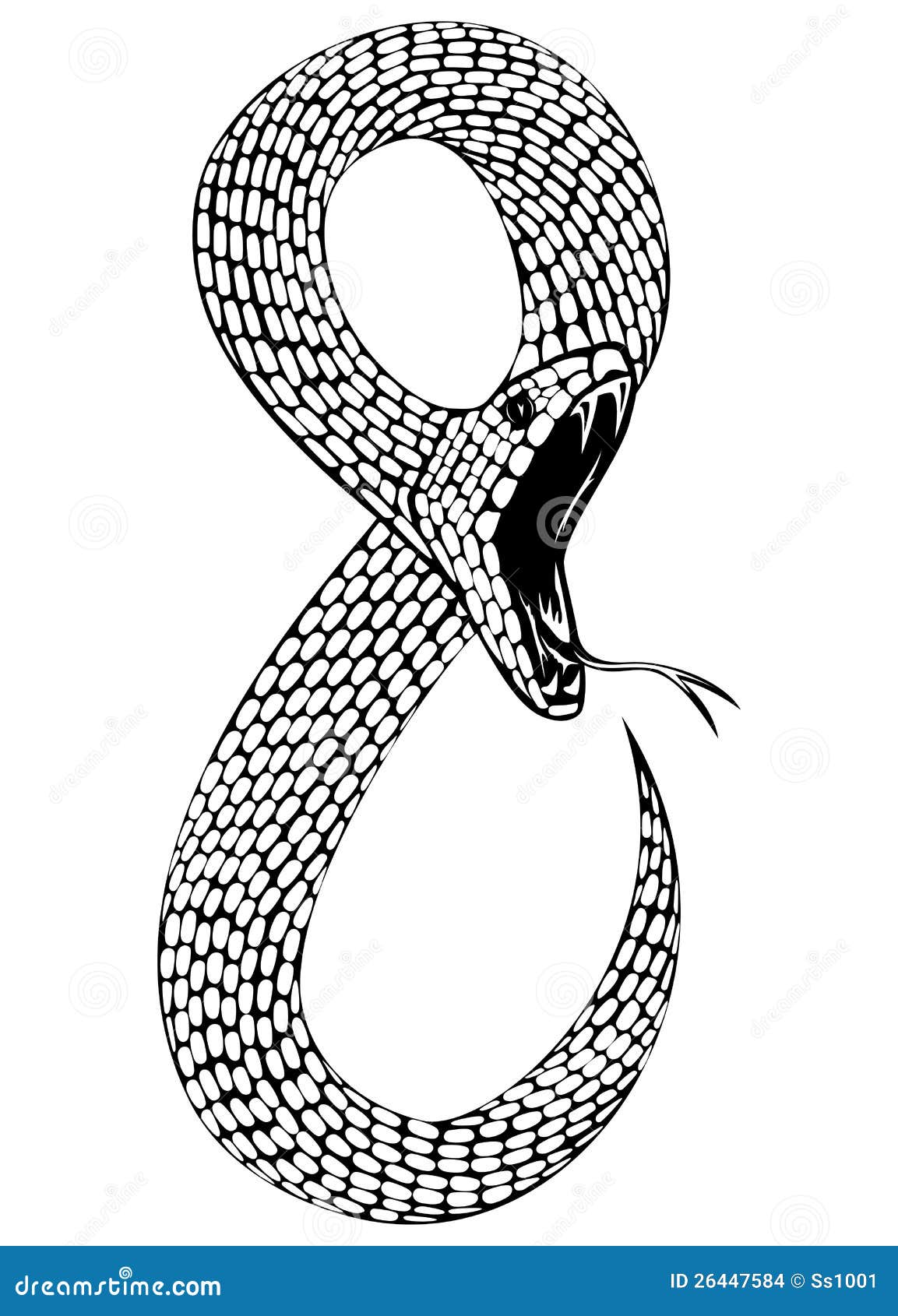 Orm 3 vektor illustrationer. Illustration av kobra, reptil - 26447584