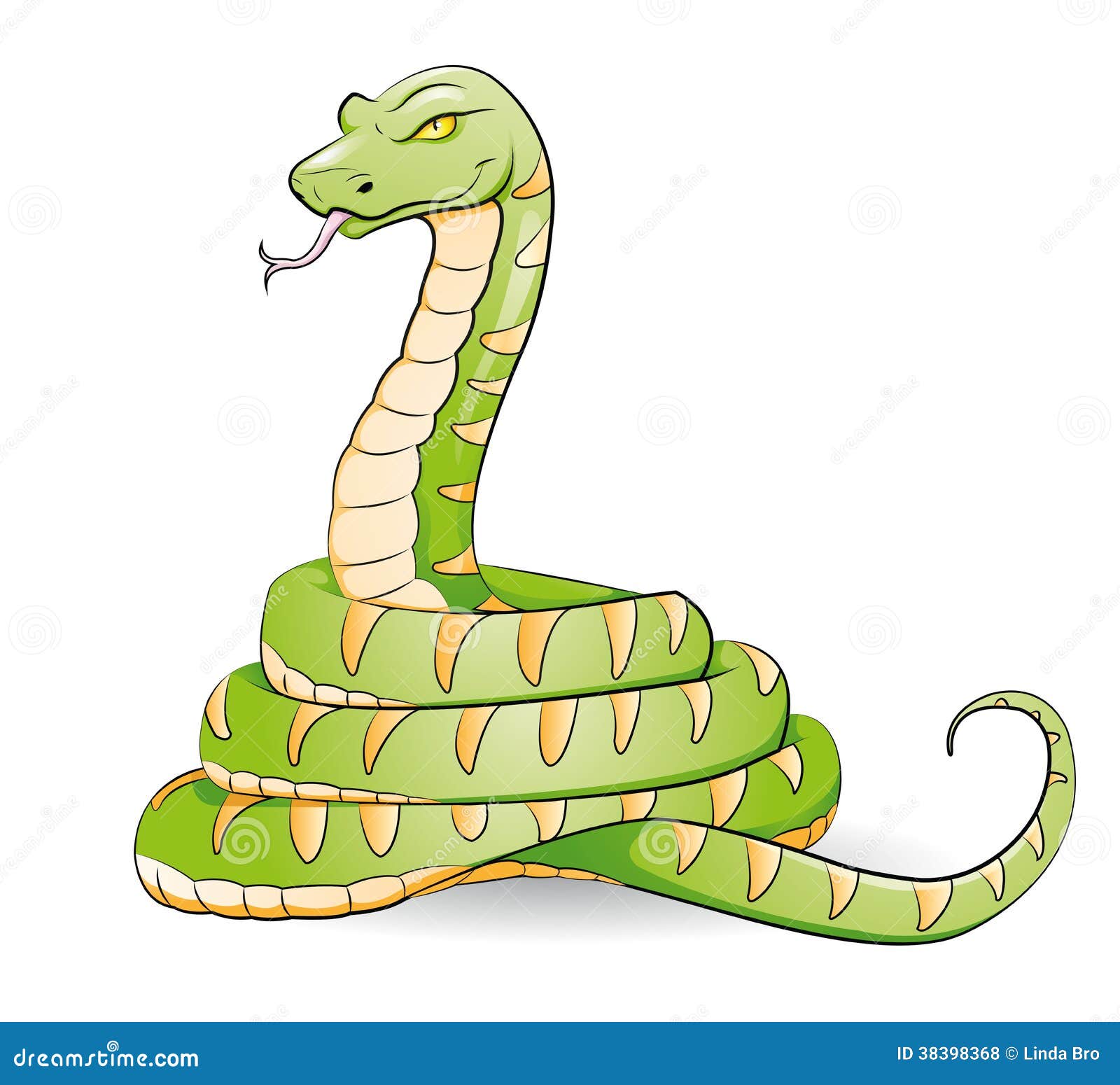 Orm vektor illustrationer. Illustration av farligt, isolerat - 38398368