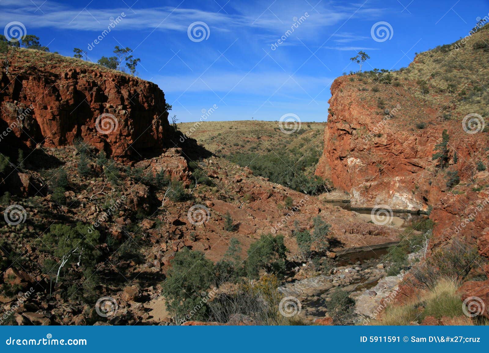 Ormiston Gorge, Australia stock image. Image of canyon - 5911591