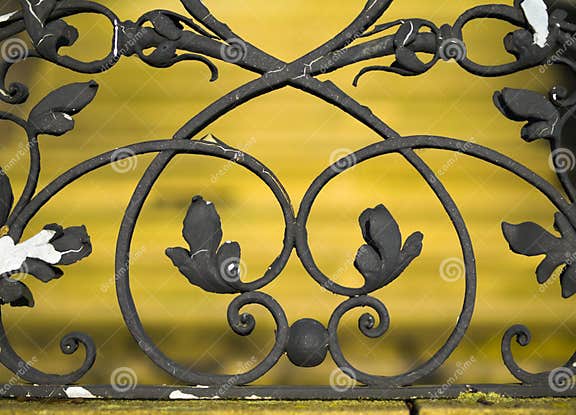 Ornament stock image. Image of forged, blacksmith, black - 1661781