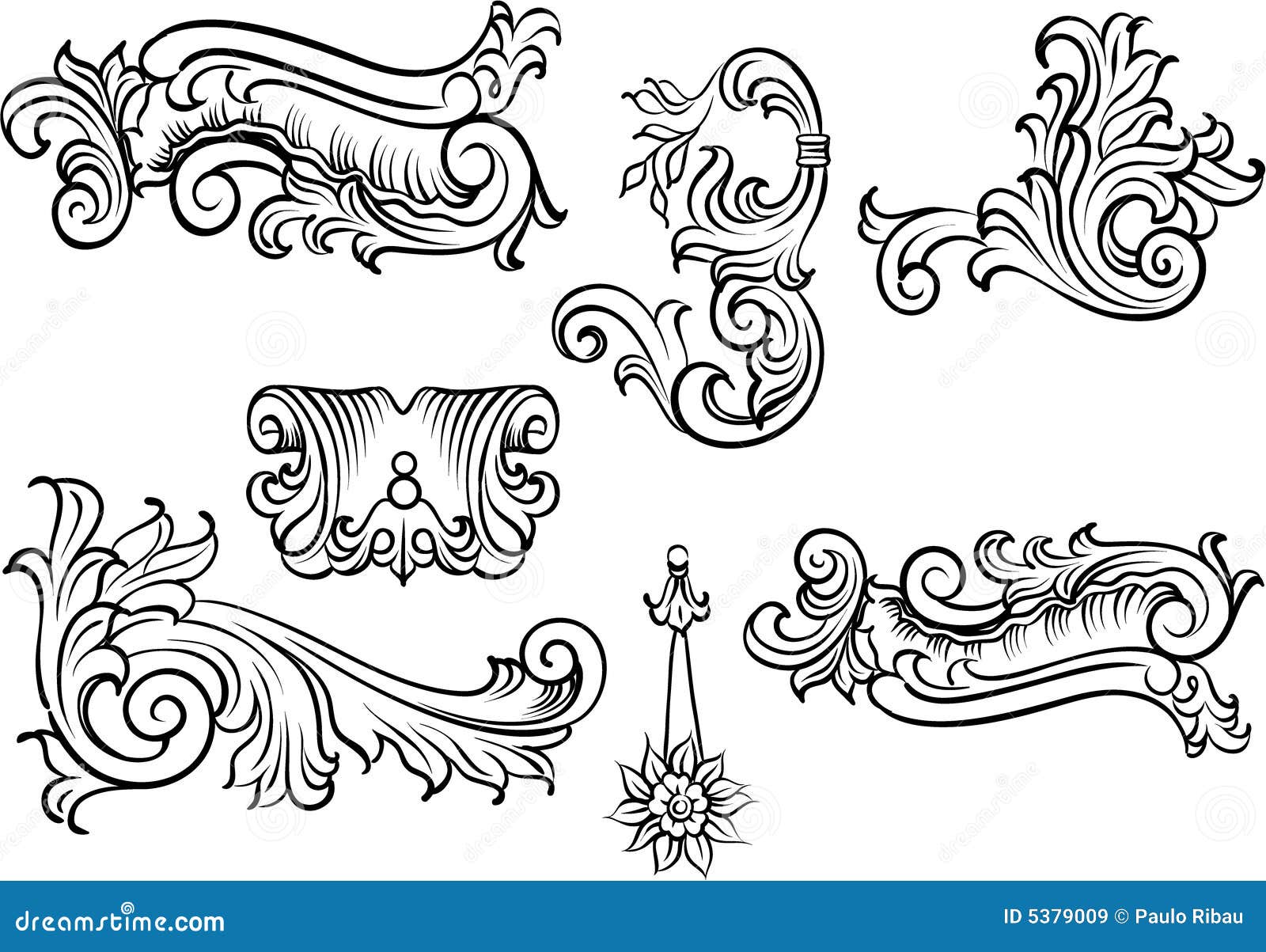 Ornament stock vector. Illustration of abstract, elegance - 5379009