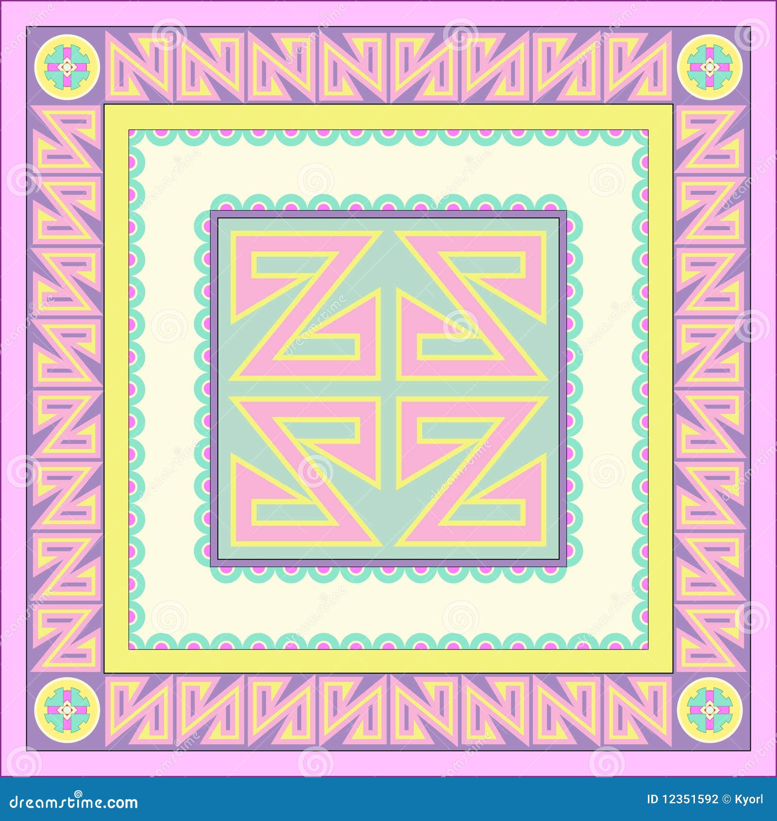 Ornament abstract stock illustration. Illustration of detail - 12351592