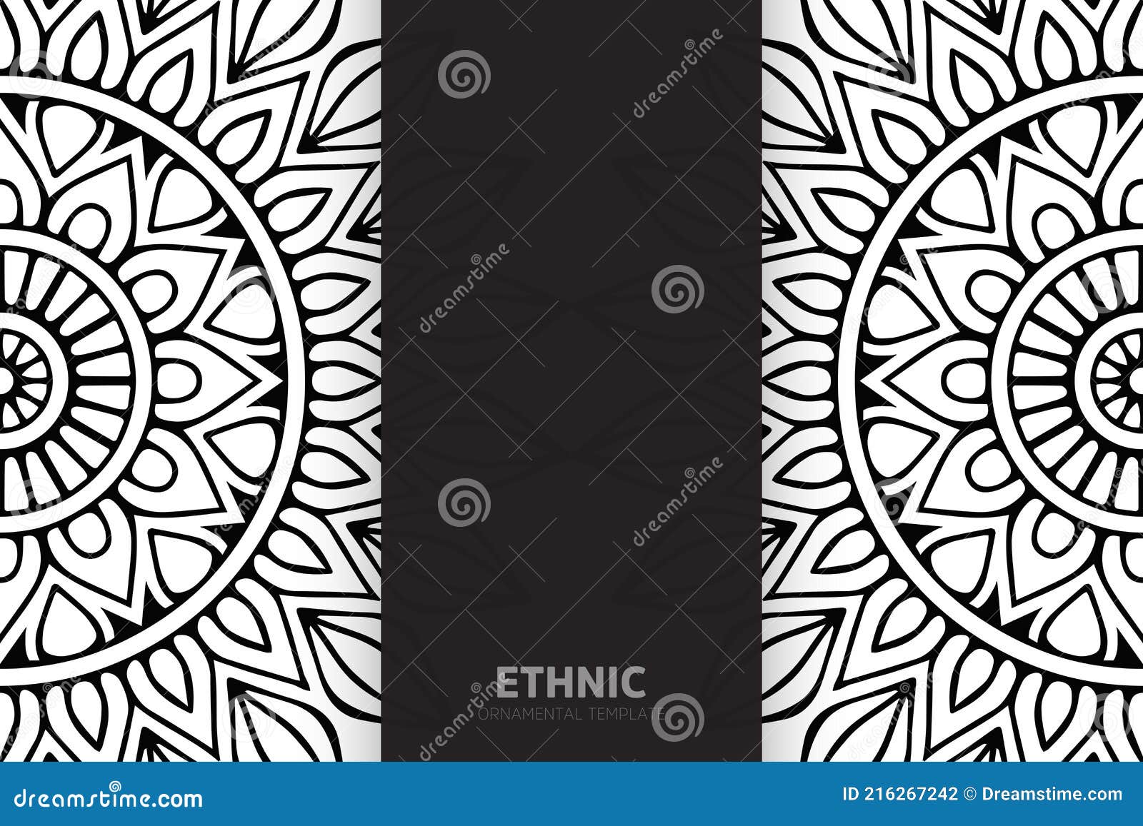 Vector Islamic Background with Mandala Stock Vector - Illustration of ...