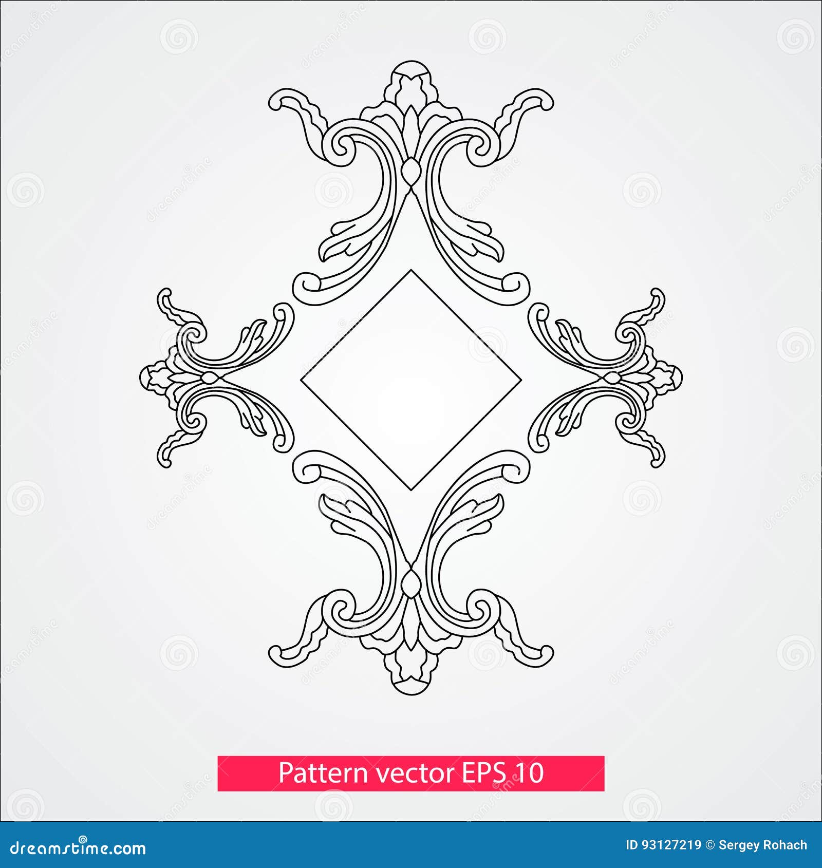 Ornament and Decor, Design Elements. Decoration of the Page. Vector ...
