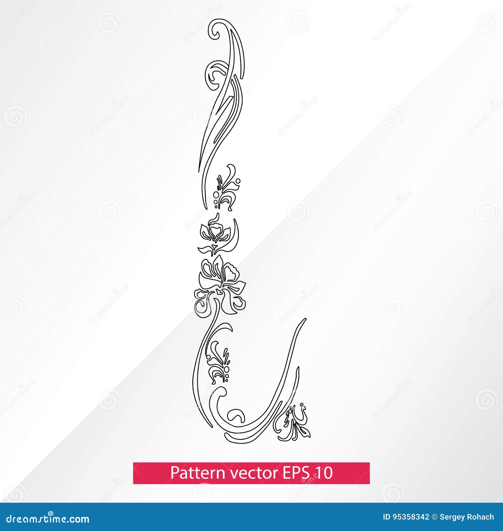 Ornament and Decor, Design Elements. Decoration of the Page. Vector ...