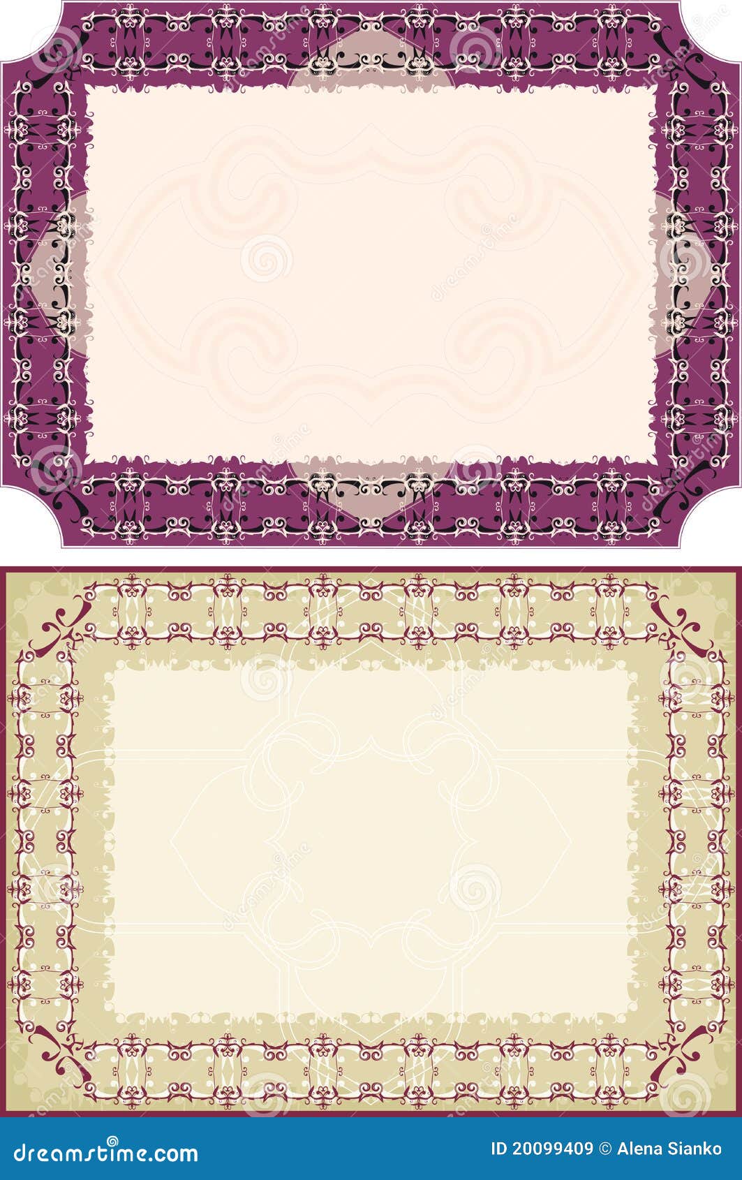 Ornament, frame stock vector. Illustration of ornament - 20099409