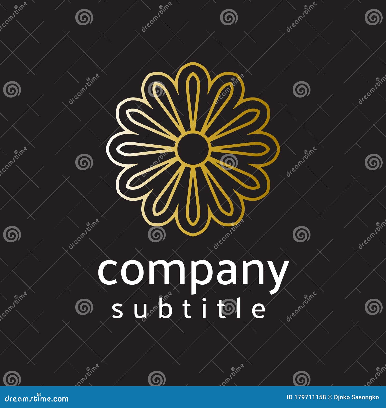 Ornament Gold and Silver Logo Stock Vector - Illustration of collection ...