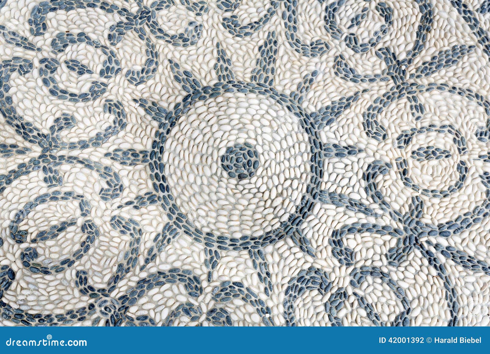 Ornament Made of Pebble Stones Stock Photo - Image of decor, ornamental ...