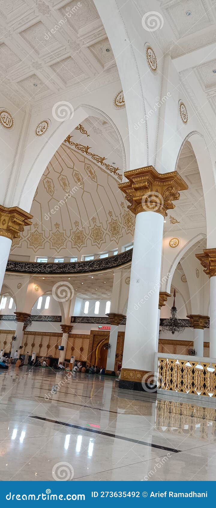 Ornament Magnificent Islami Mosque Stock Photo - Image of mosque ...