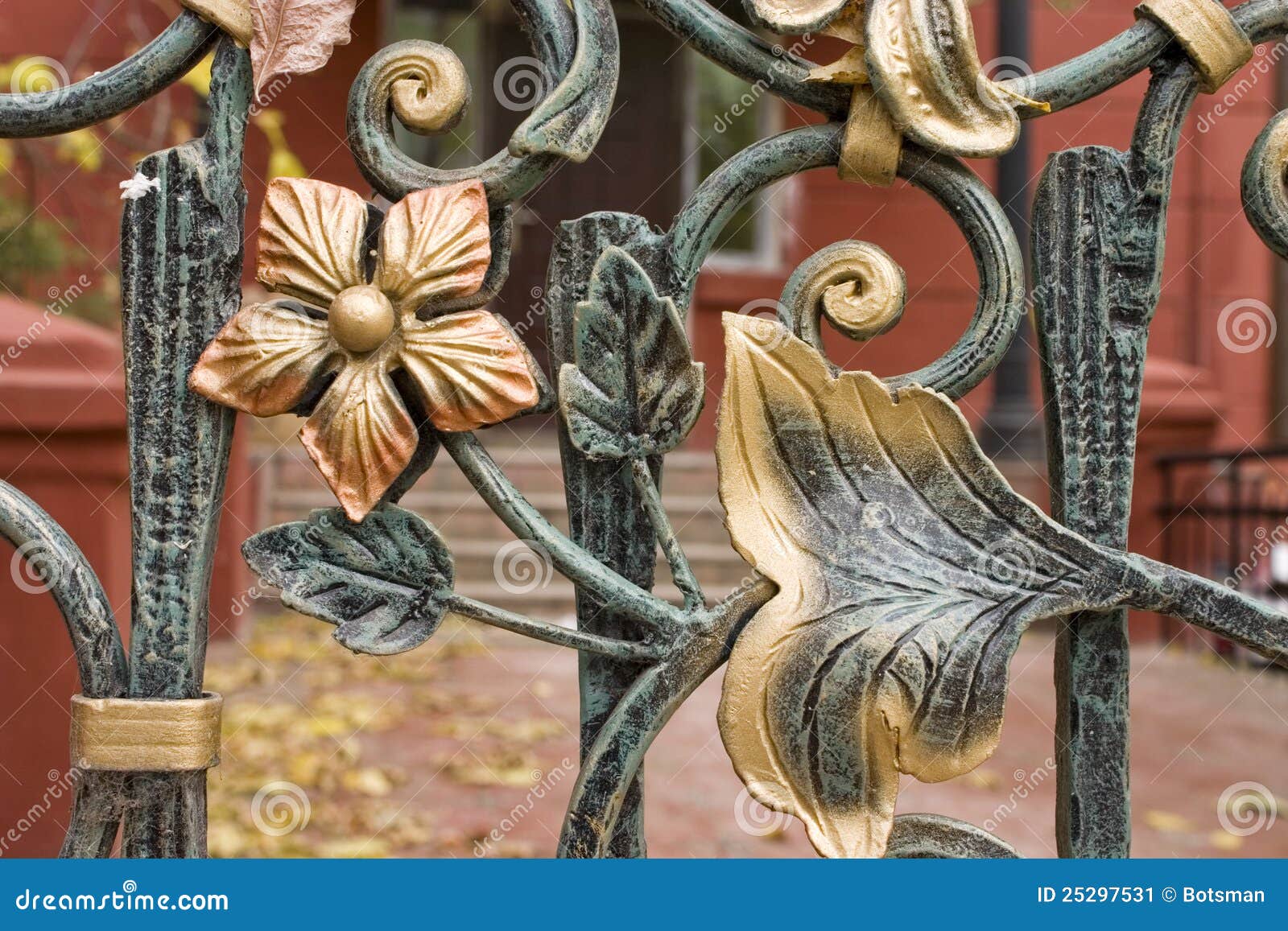 Ornament from metal. stock image. Image of decoration - 25297531