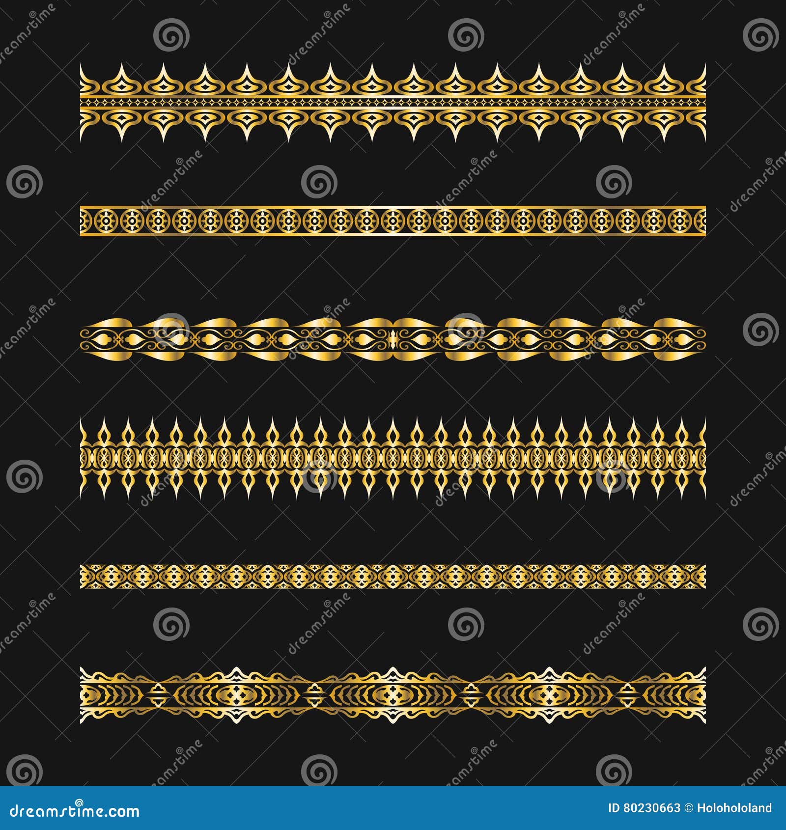 Ornament pattern stock vector. Illustration of gold, glitter - 80230663