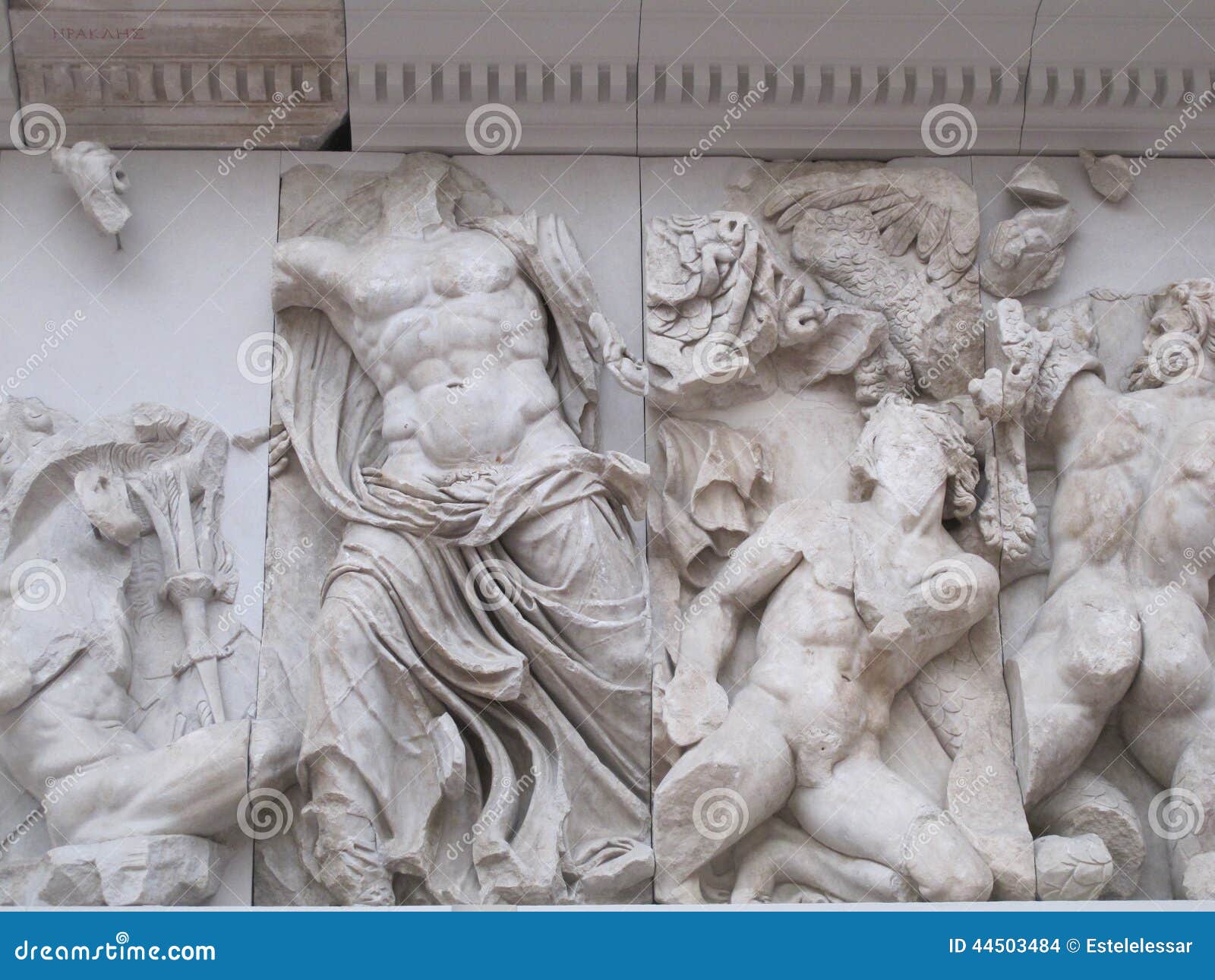 Pergamon Altar In Pergamon Museum In Berlin, Germany Royalty-Free Stock ...