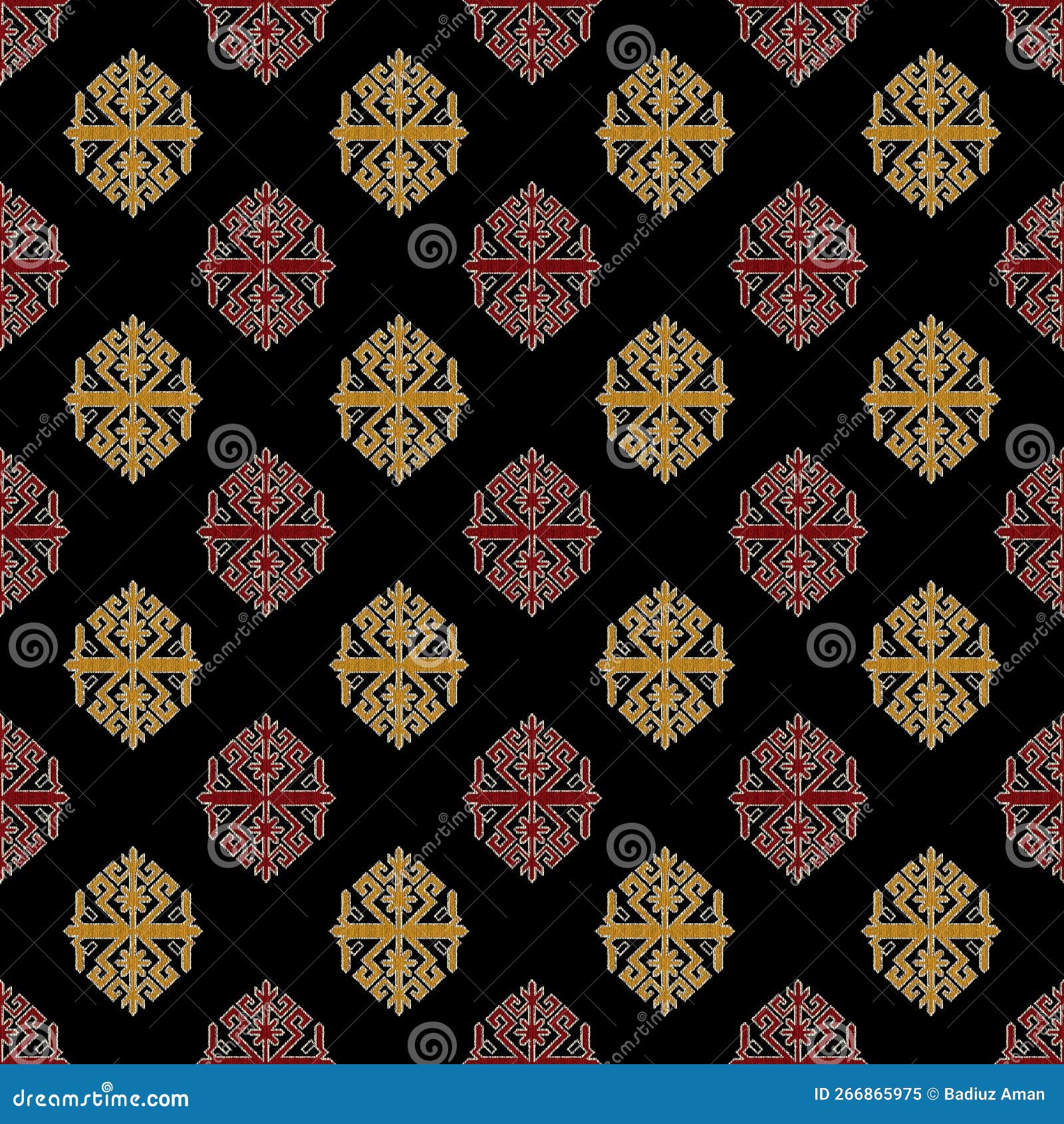 Ornamental Base Ethnic Textile Design Pattern Stock Illustration ...