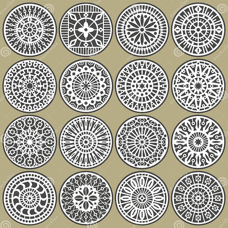Ornamental circles decors stock vector. Illustration of decor - 23058984