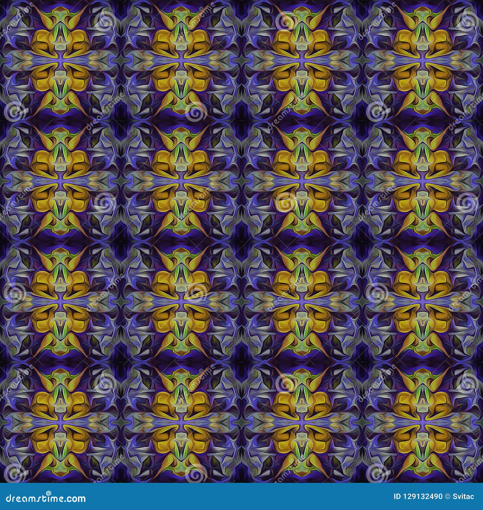 Ornamental Colourful Seamless High Resolution Pattern in Purple and ...