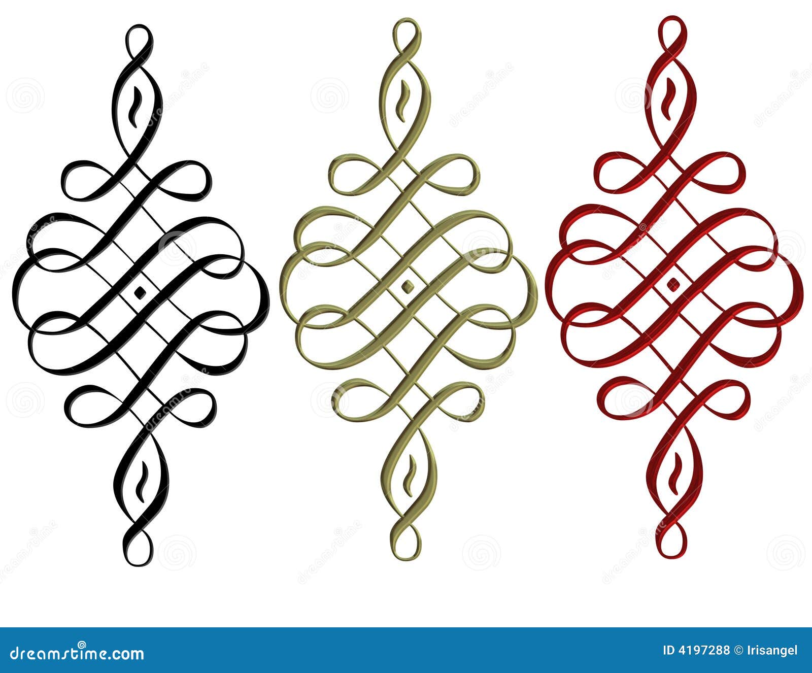 Ornamental Design Lace Borders And Corners Vector Set Art Deco Floral ...