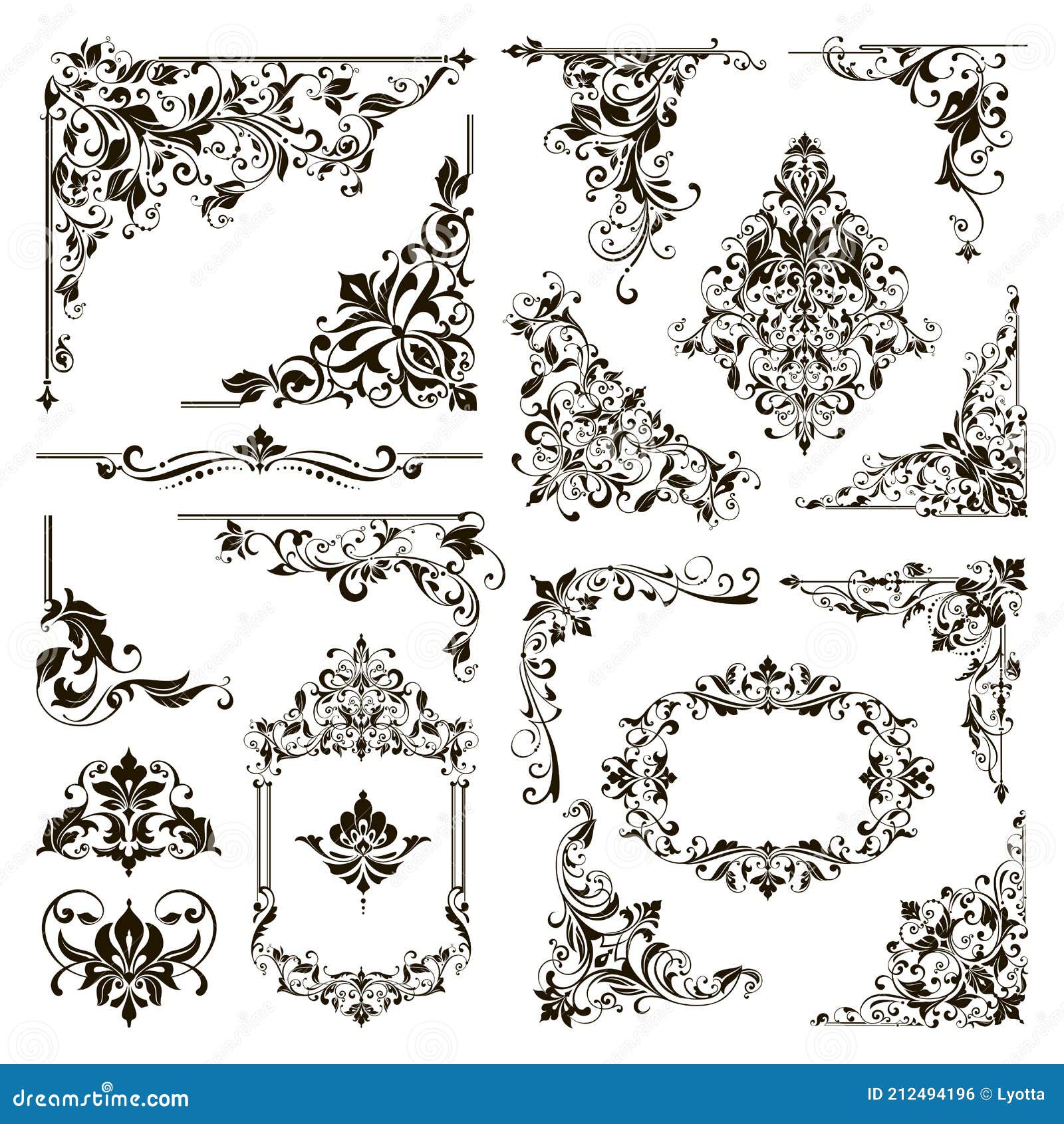 Vector Ornaments Frames, Corners, Borders | CartoonDealer.com #69155903 Vector Ornaments Frames, Corners, Borders | CartoonDealer.com #69155903