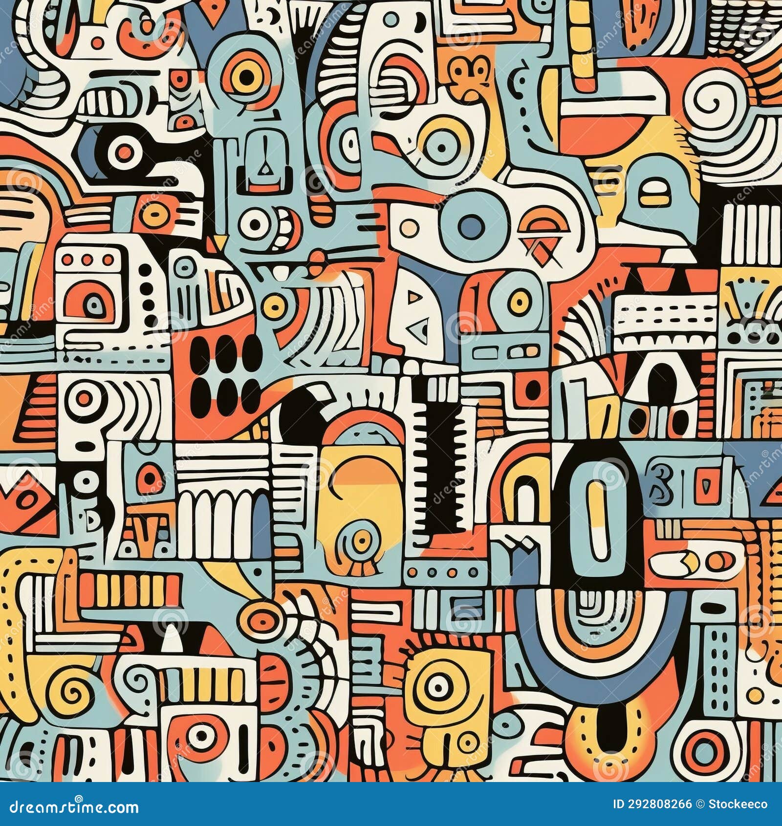 Ornamental Doodles: Vector Seamless Patterns Inspired by Outsider Art ...