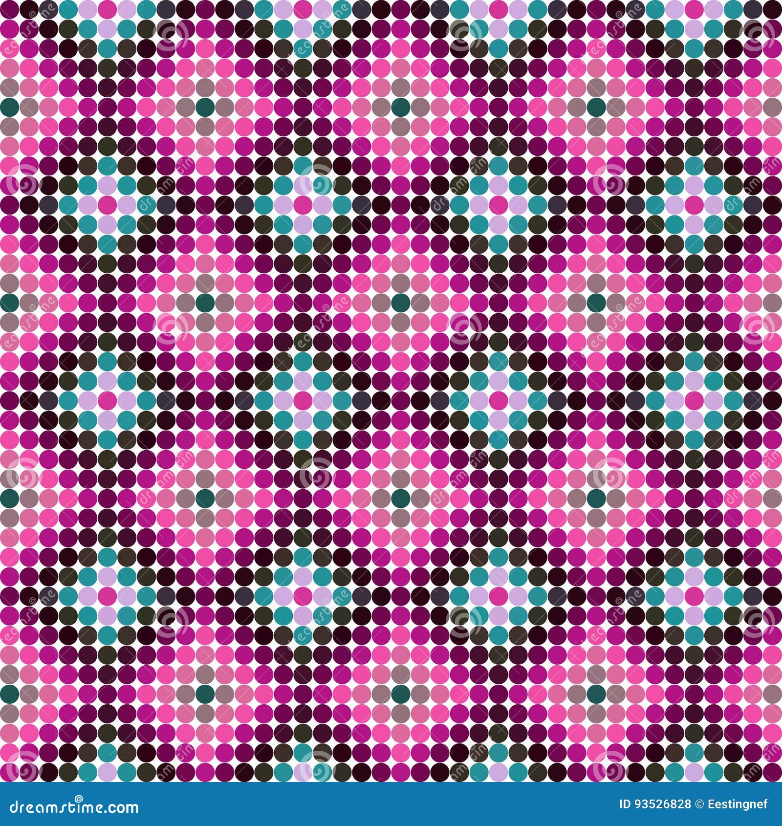 Ornamental Dotted Background. Vector Colorful Illustration. Stock ...
