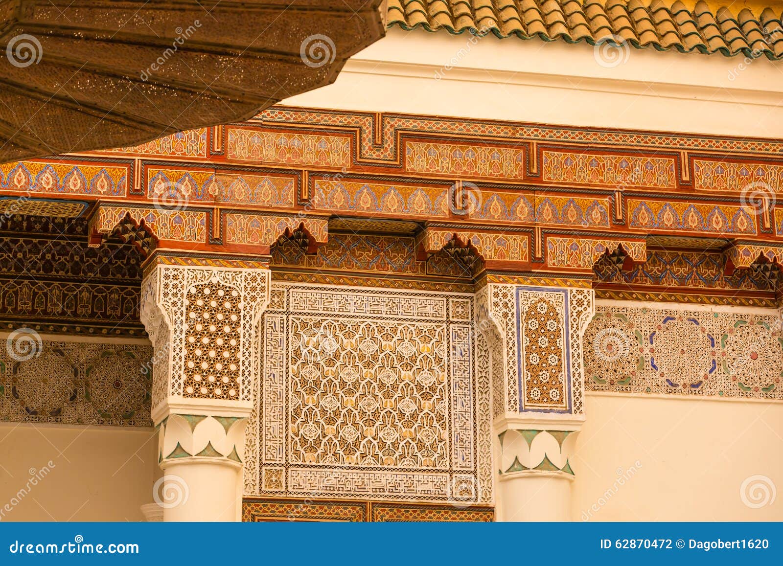 Ornamental Elements in Arab Architecture Stock Photo - Image of mosaic ...