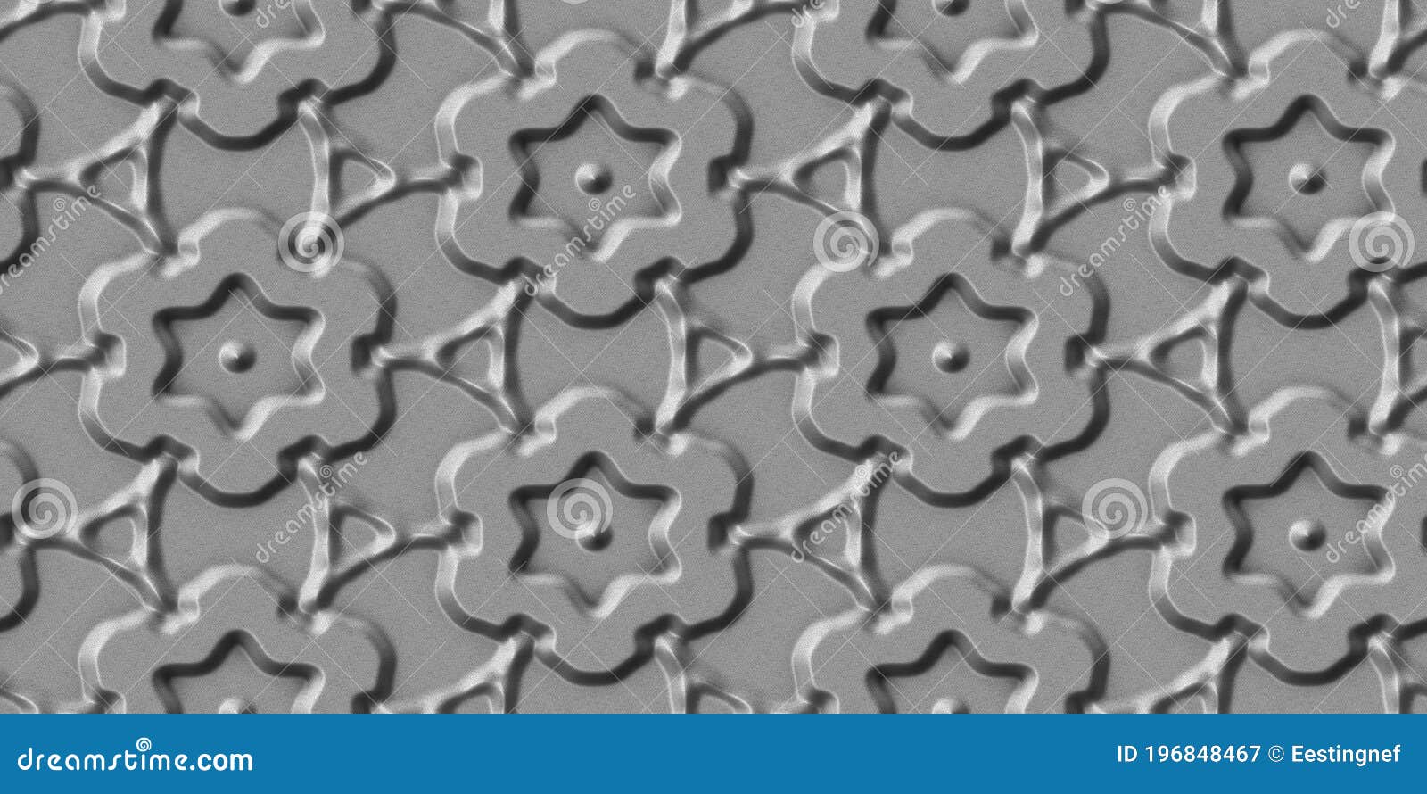 Ornamental Embossed 3D Stone Background. Seamless Pattern Stock ...