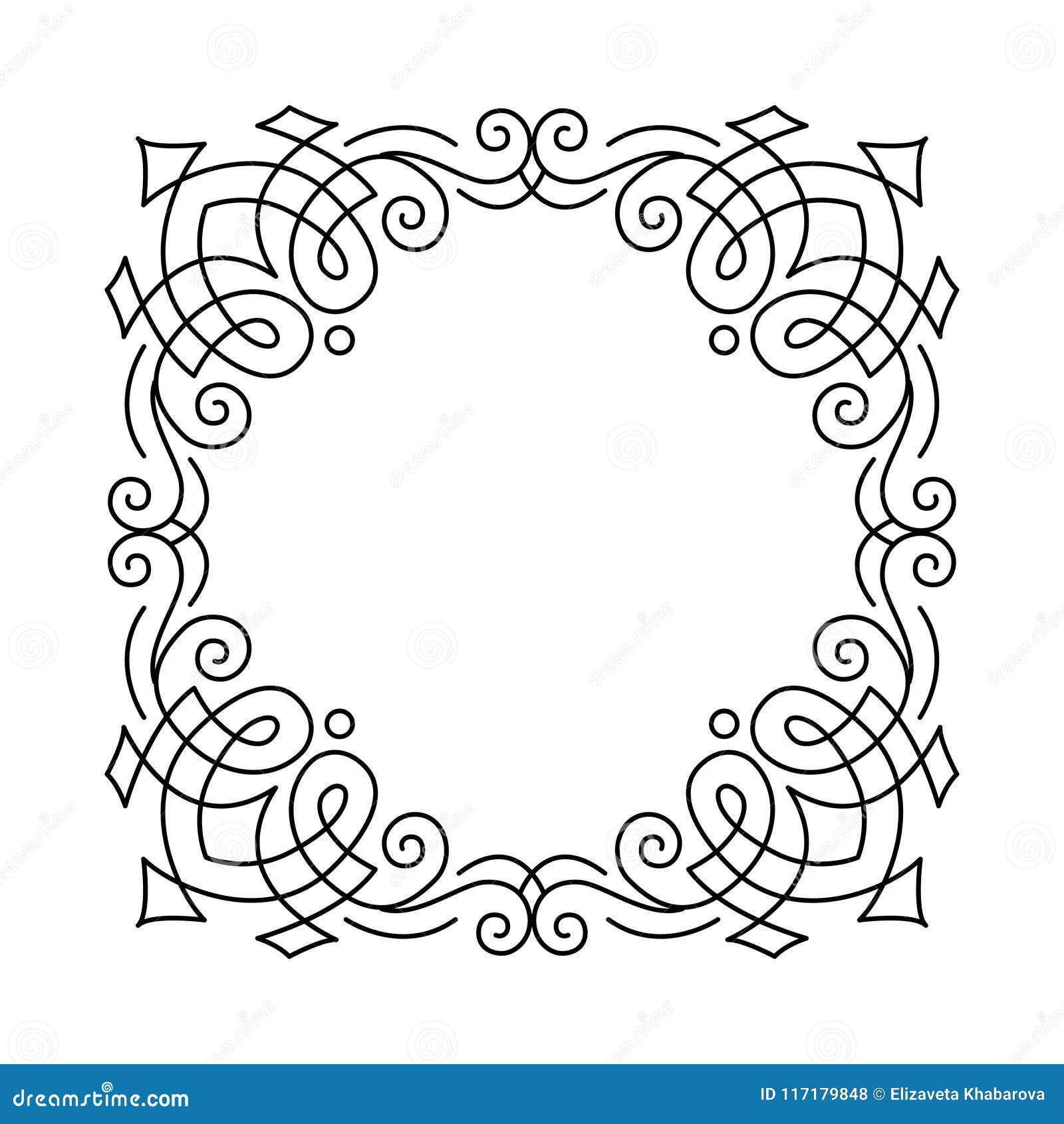 Filigree Pattern Border
