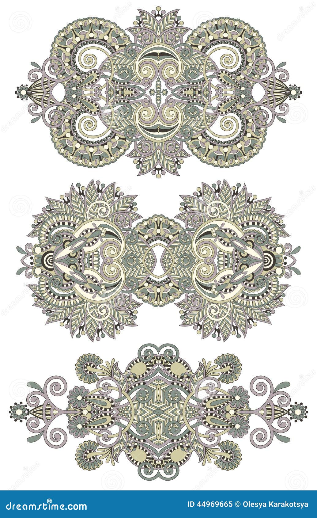 Ornamental Floral Adornment Stock Vector - Illustration of ...