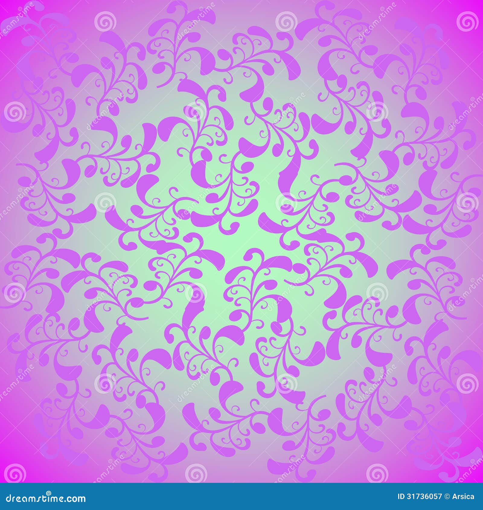 Ornamental Floral Background Stock Illustration - Illustration of ...