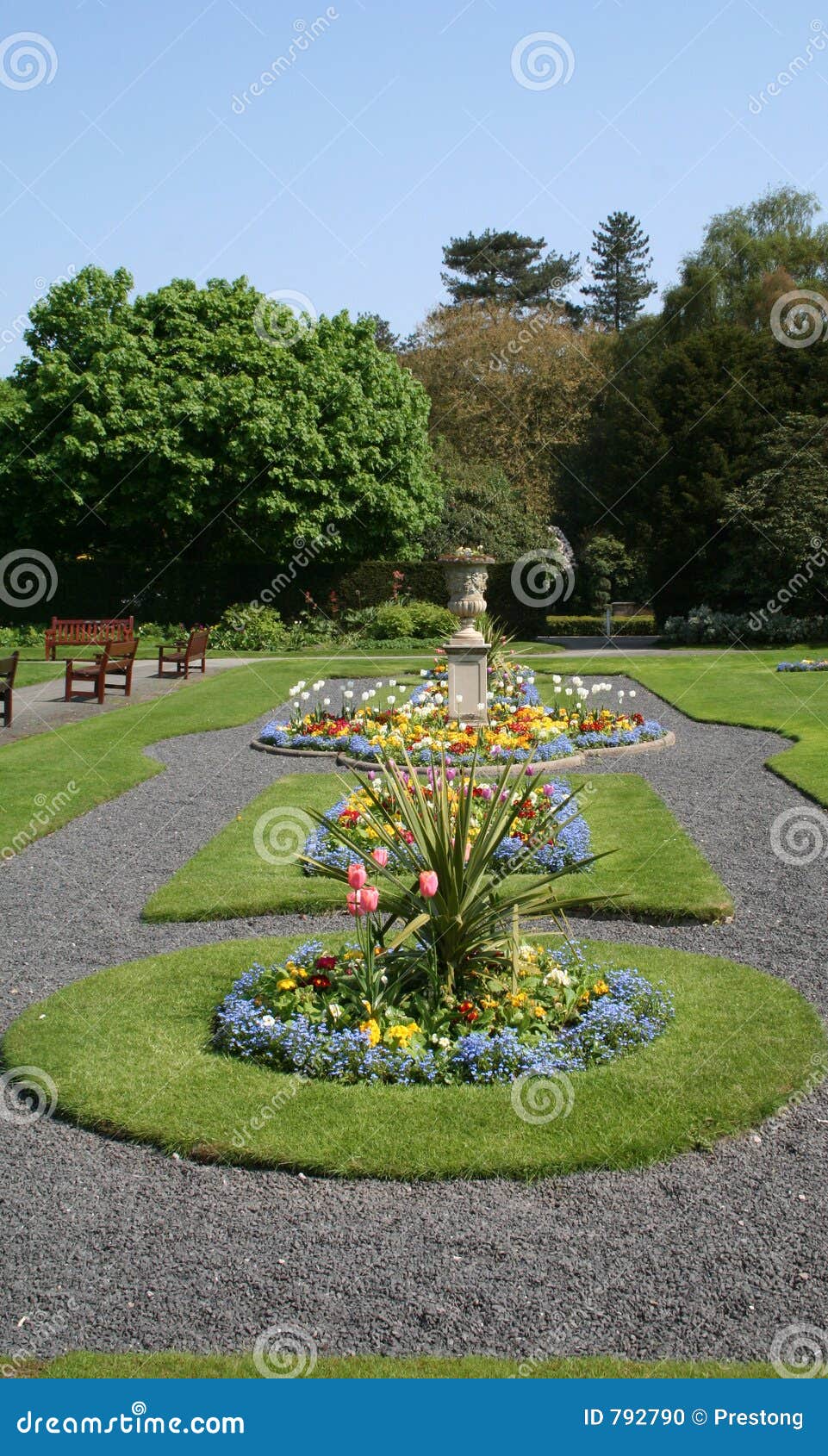 Ornamental Garden. stock photo. Image of restful, tranquil - 792790