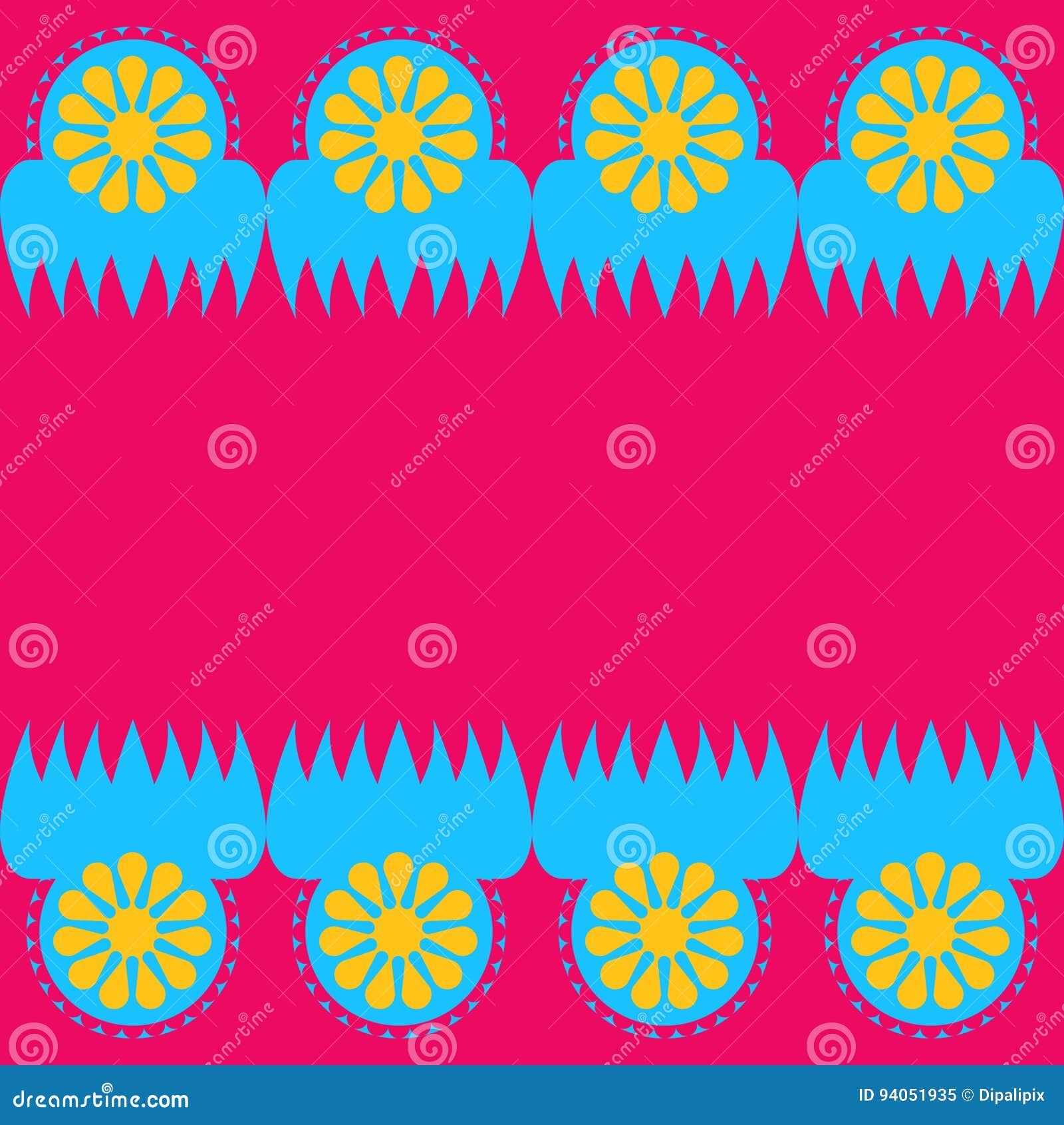 Ornamental Geometric Design Background Template Vector Stock Vector ...