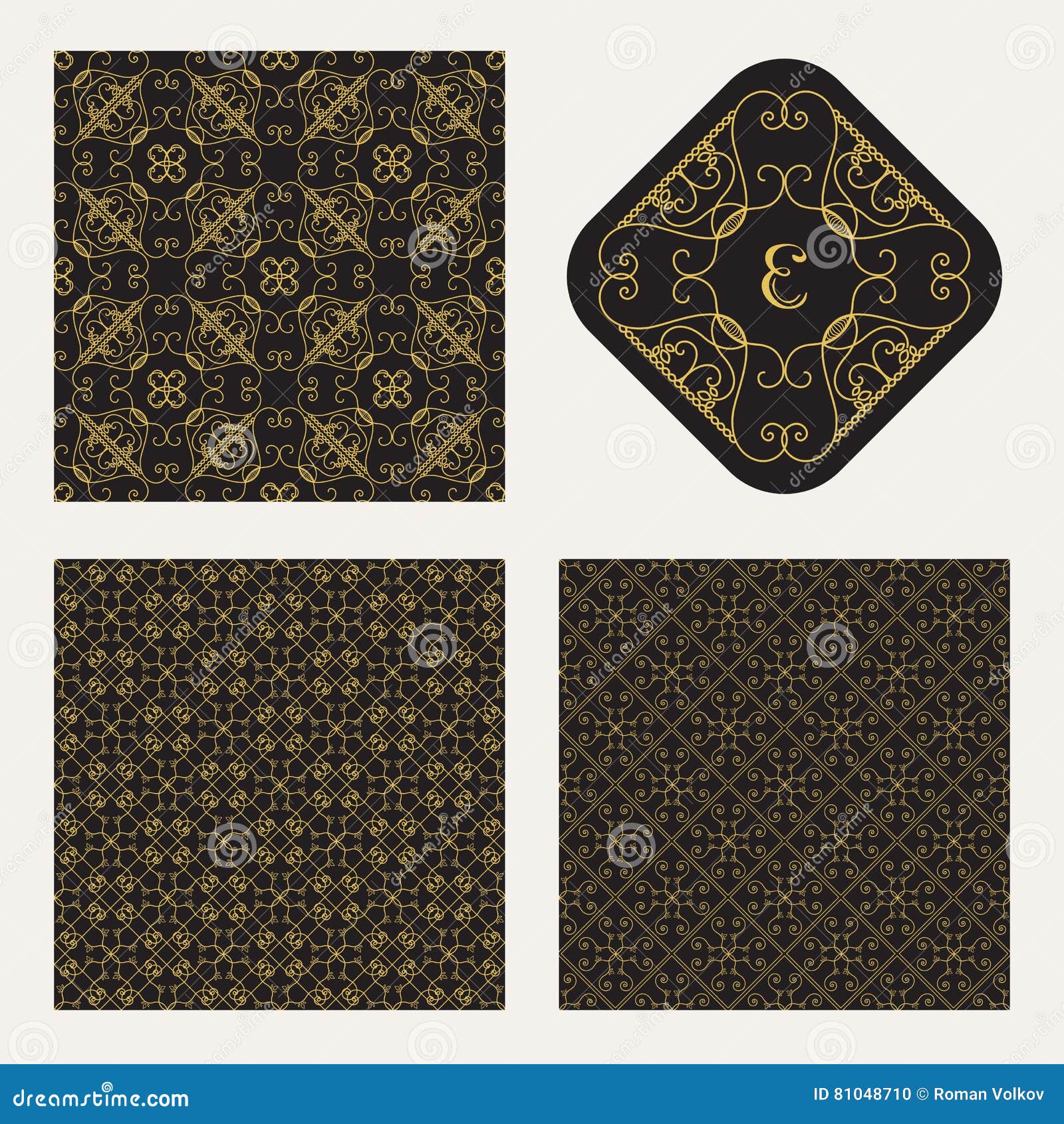 Ornamental Geometric Patterns Stock Vector - Illustration of luxury ...