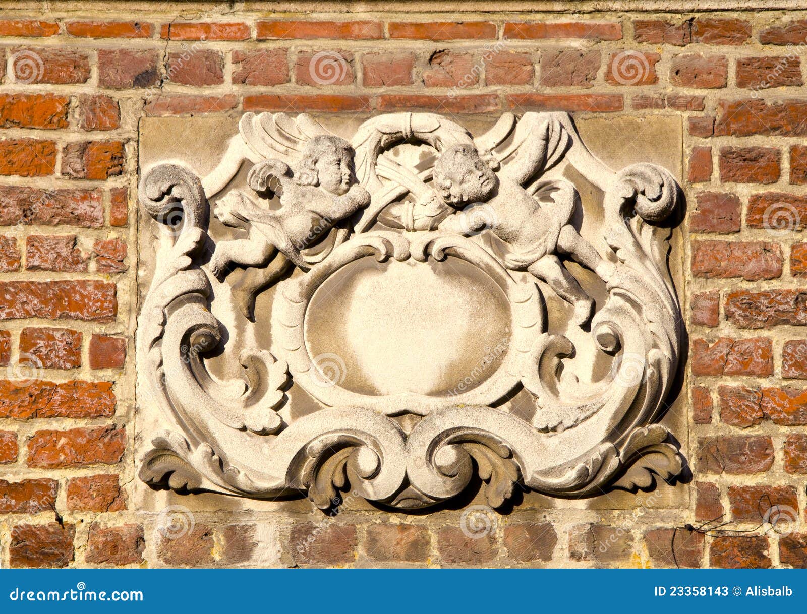 Ornamental Historical Wall Background Stock Image - Image of vintage ...