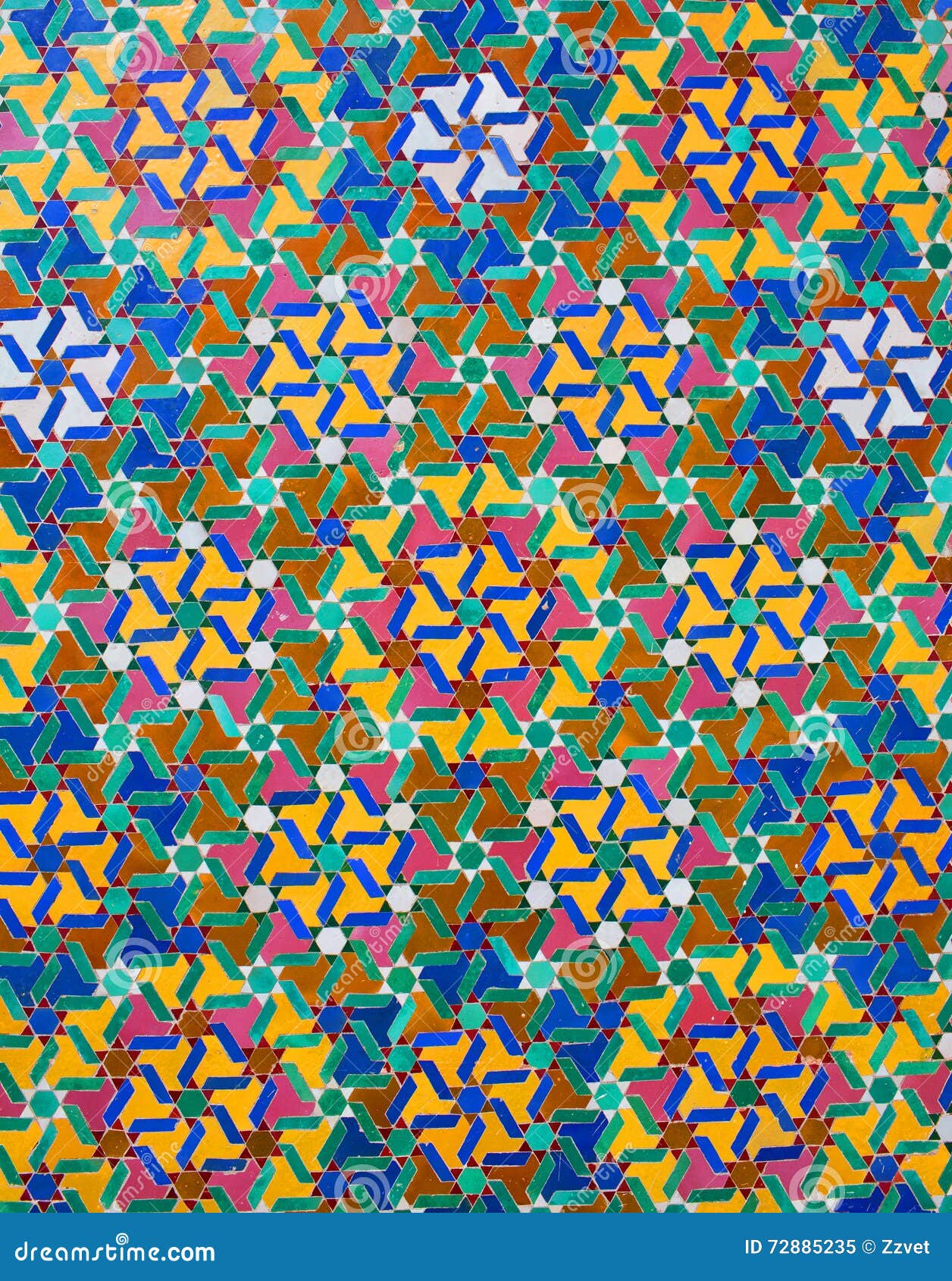 Moroccan Tile Texture Stock Photo | CartoonDealer.com #166124112