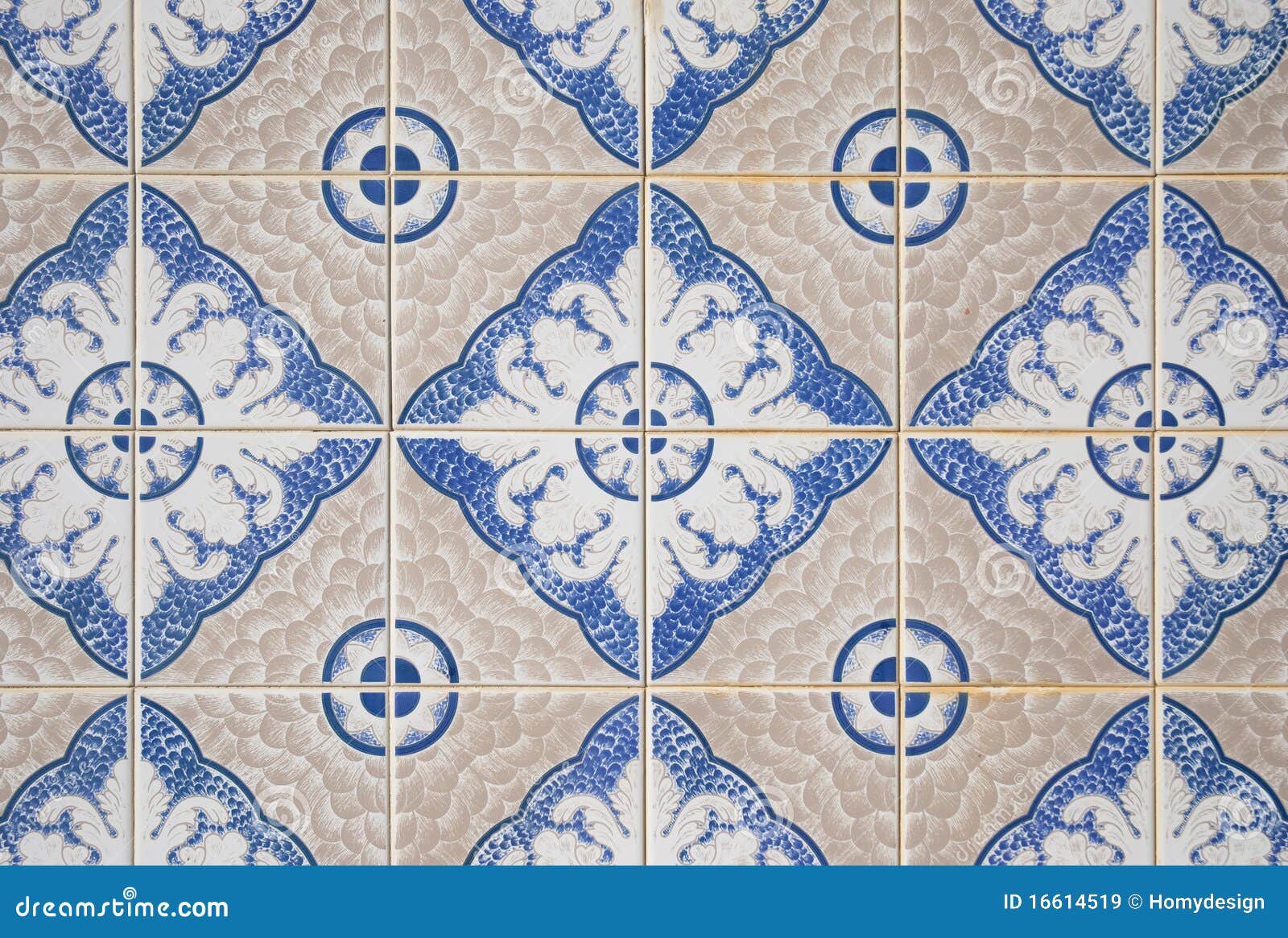 Ornamental old tiles stock image. Image of carre, panel - 16614519