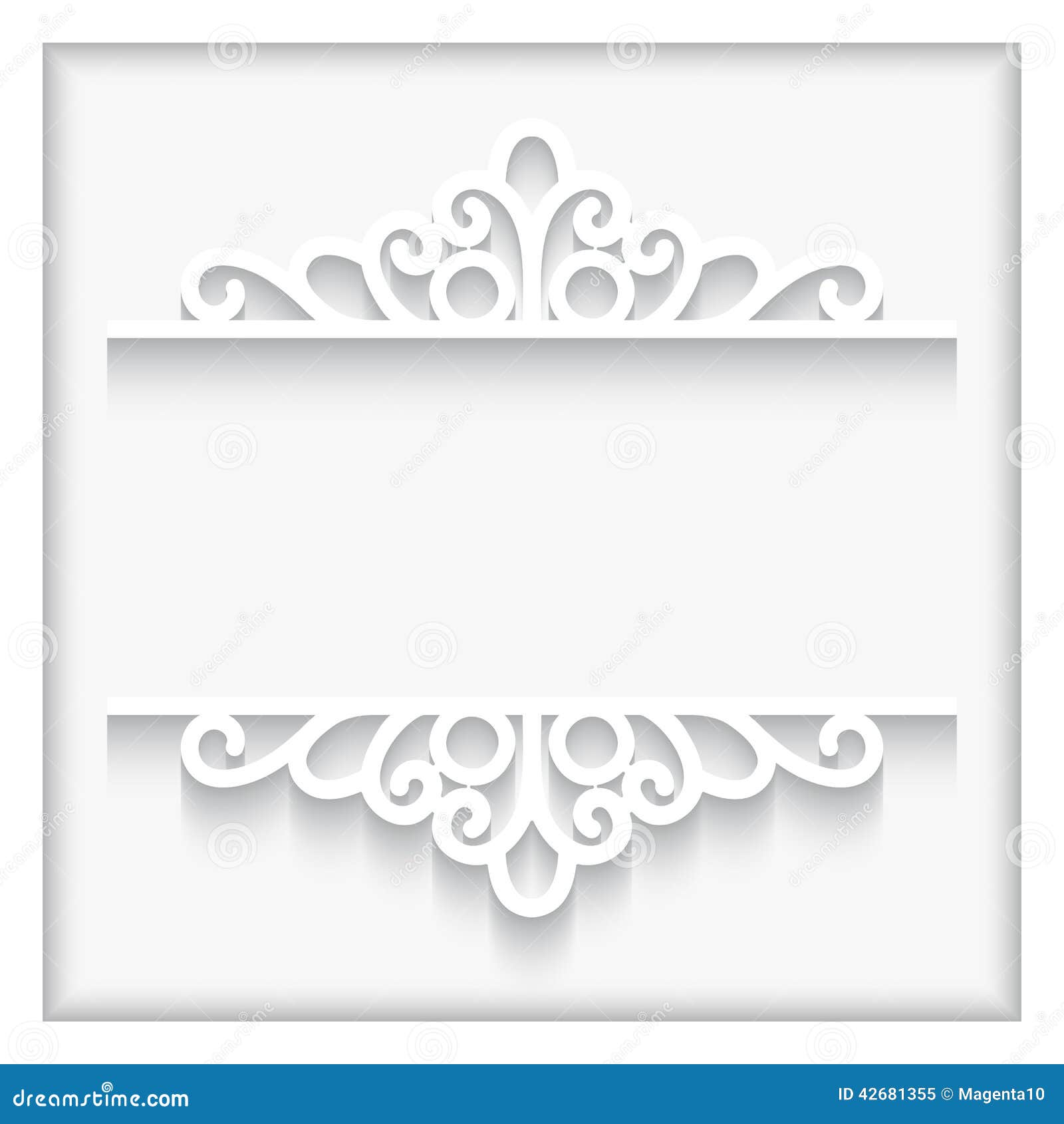 Paper Dividers Template. Royalty-Free Stock Image | CartoonDealer.com ...