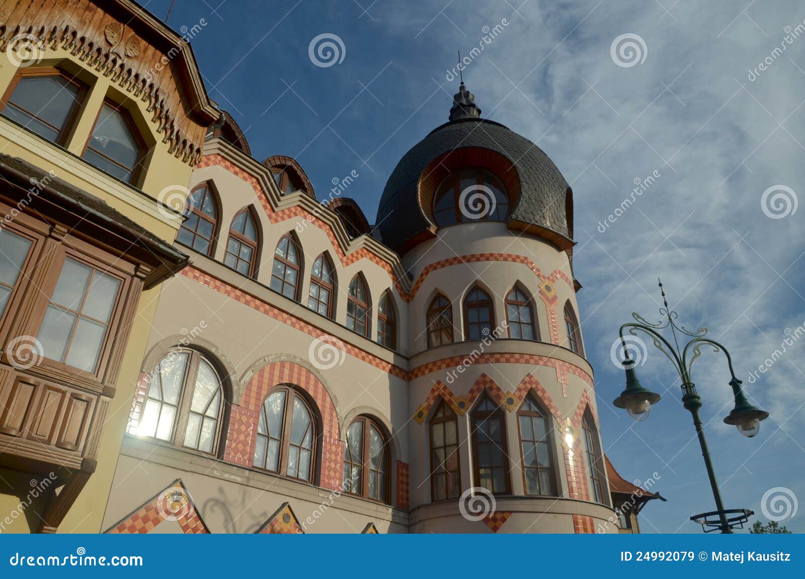 Ornamental Part of Building in Komarno Stock Image - Image of window ...